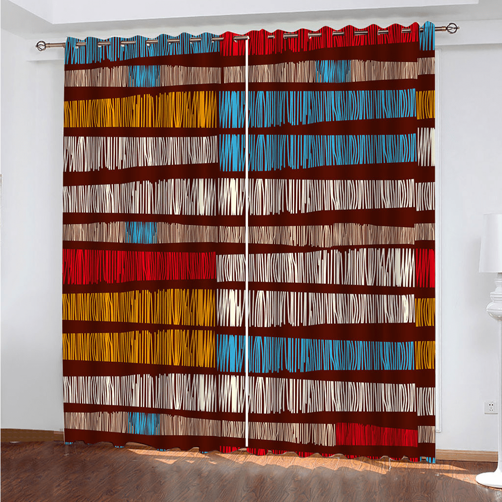 3d Golden Peacock Relief Polyester Light Filtering Drapes Modern Theme ...