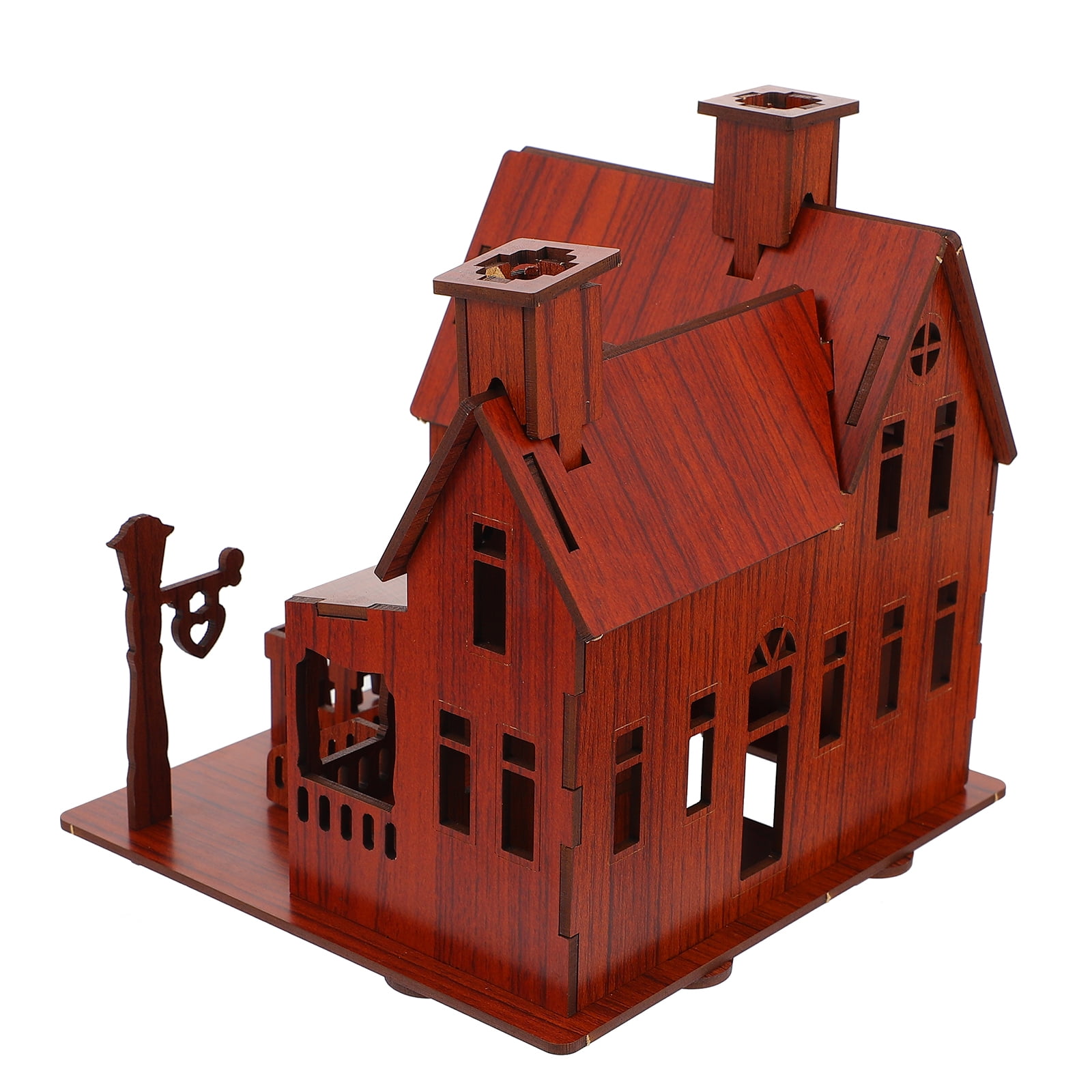 3d House Puzzle Villa Model Toy Toys Assembled DIY Building Kit ...