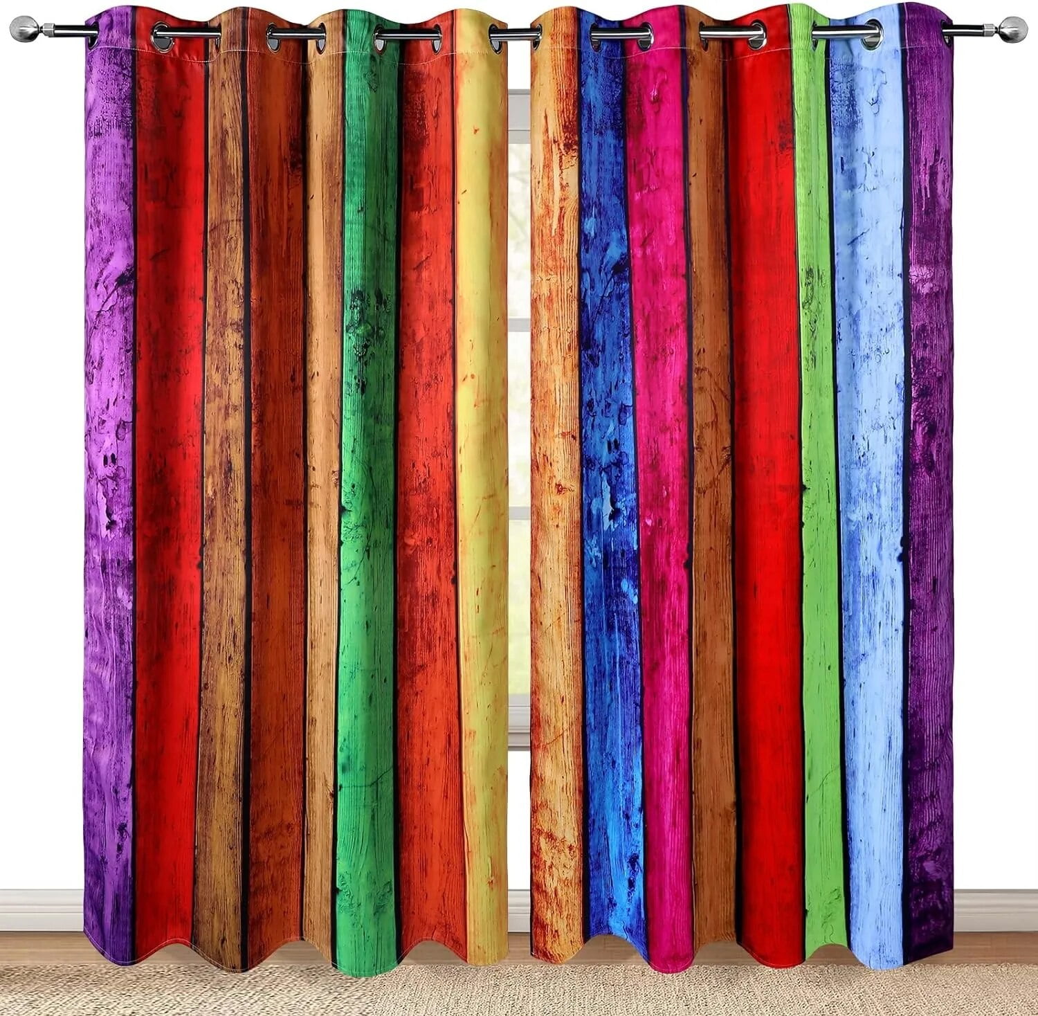 3d Illusion Brick Block Contour Display Modern Dazzling Colorful 2 ...