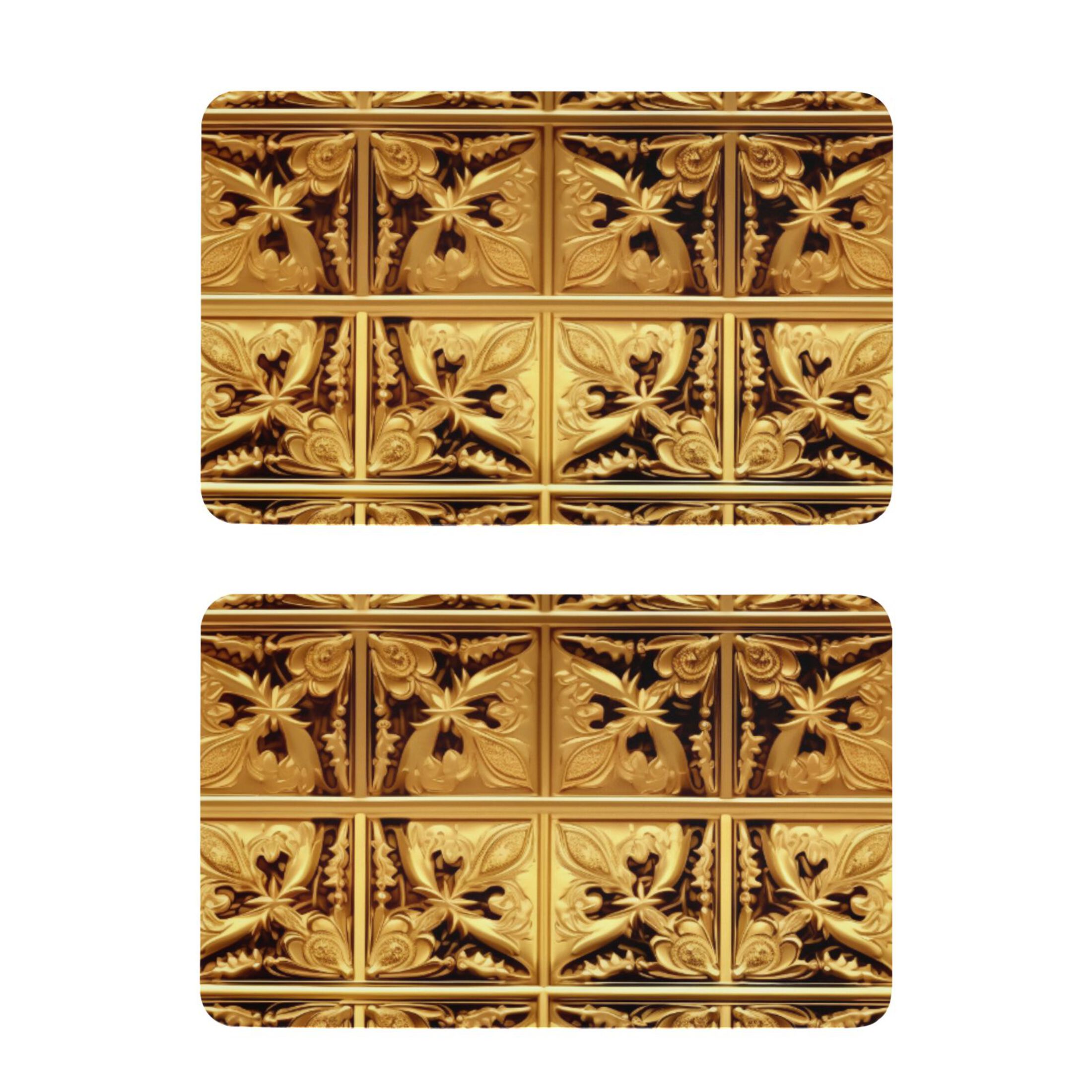 3d Leaves and Flowers Refrigerator Magnet Stickers Square Fridge ...