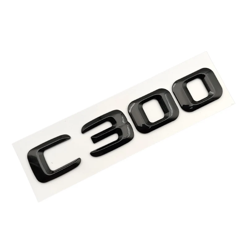 3d Letters For Car Stickers Fit For Mercedes Benz C200 C220 C250 C300 ...