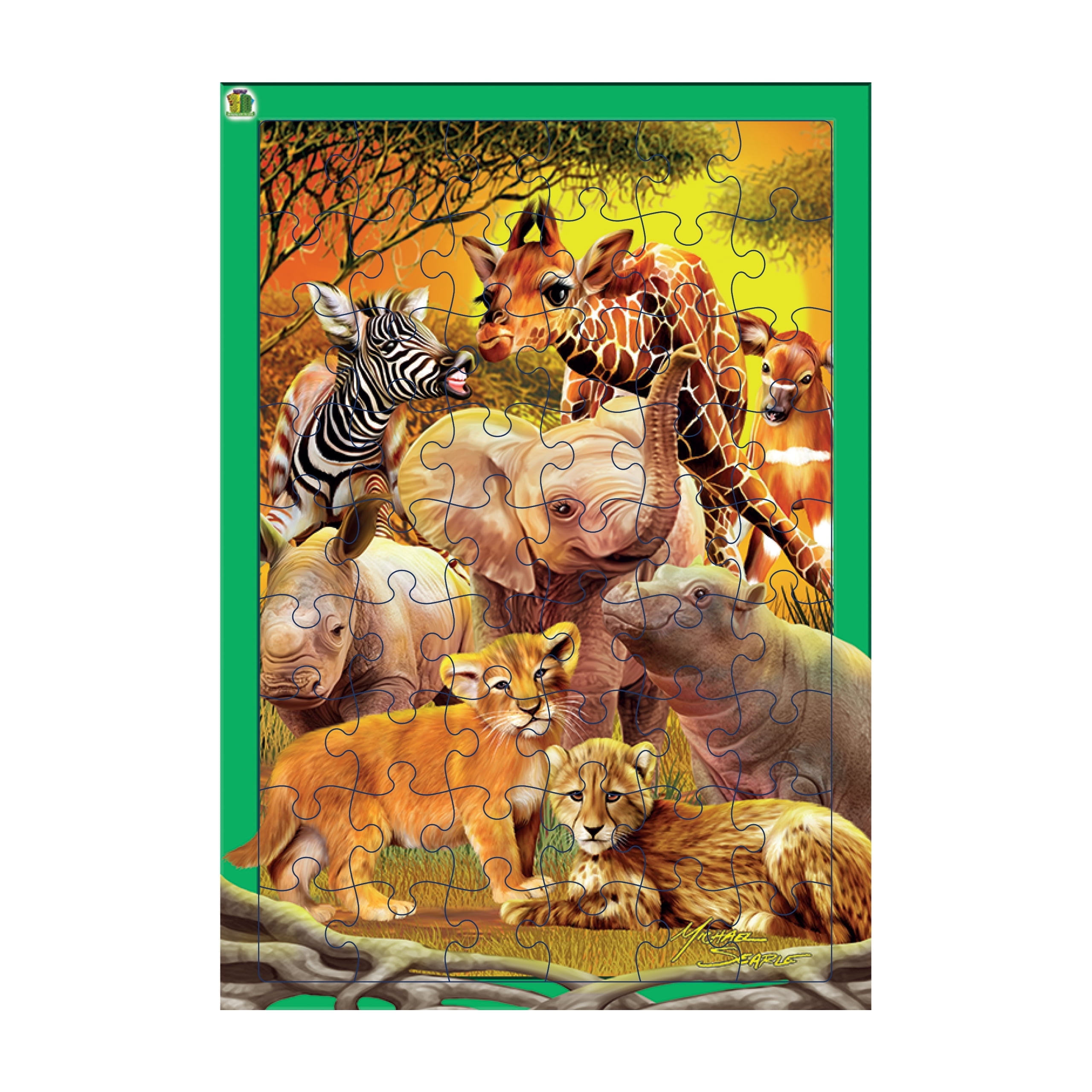 3D LiveLife Tray Jigsaw Puzzle – Kissing Cousins by Deluxebase | 40 ...