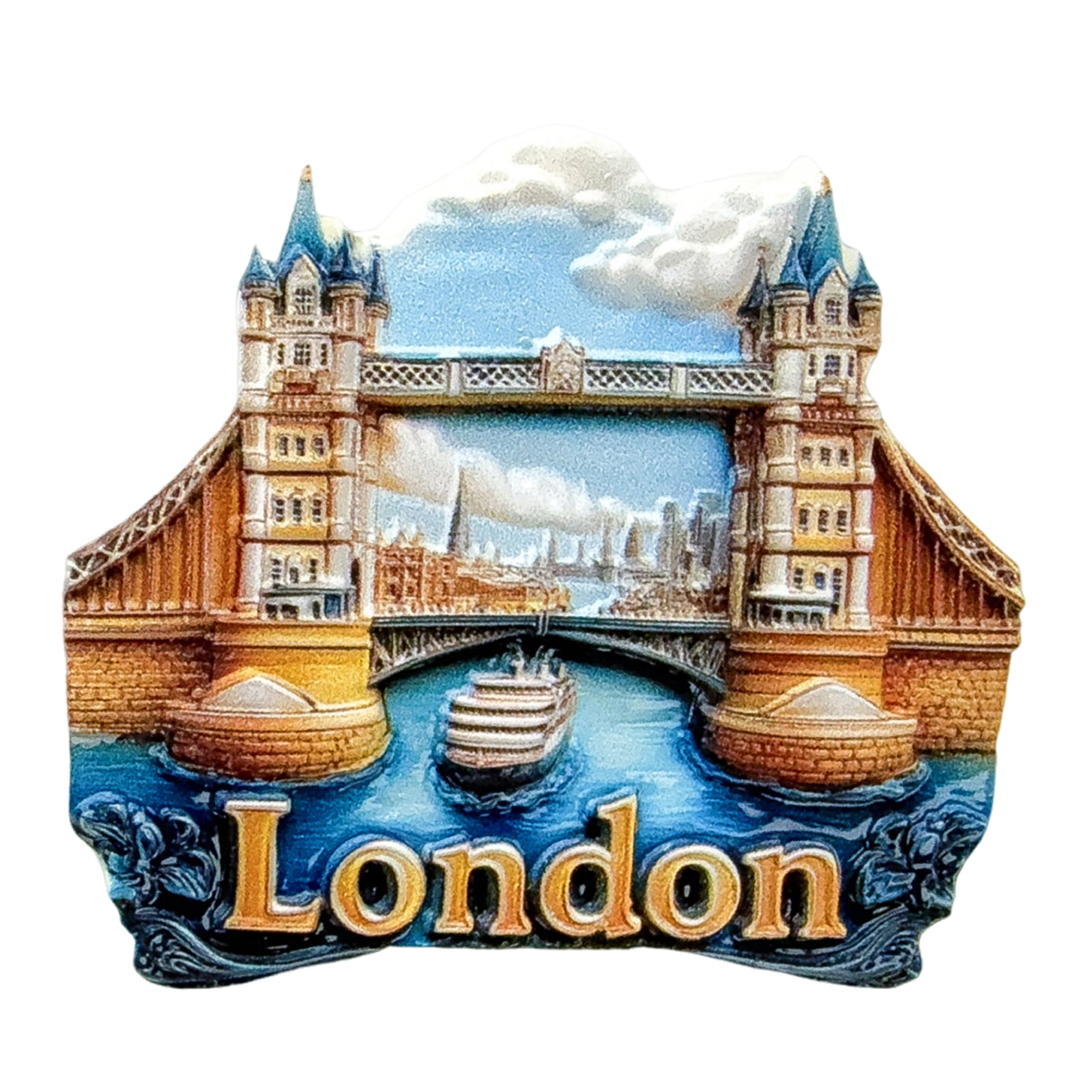 3d London Bridge Magnet 3d London Bridge Refrigerator Magnet River ...