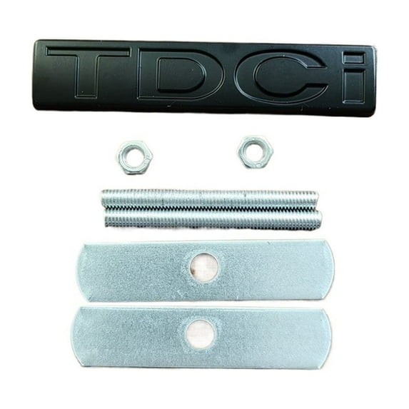 3d Metal Black Logo TDCI Emblem Car Trunk Decal Front Grille Badge ...