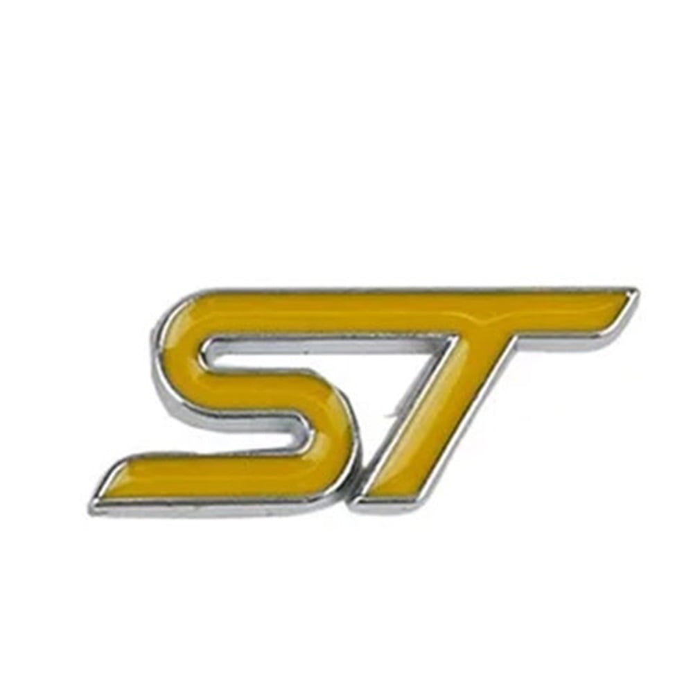 3d Metal Letter ST Badge Car Steering Wheel Sticker Decals For Ford ...