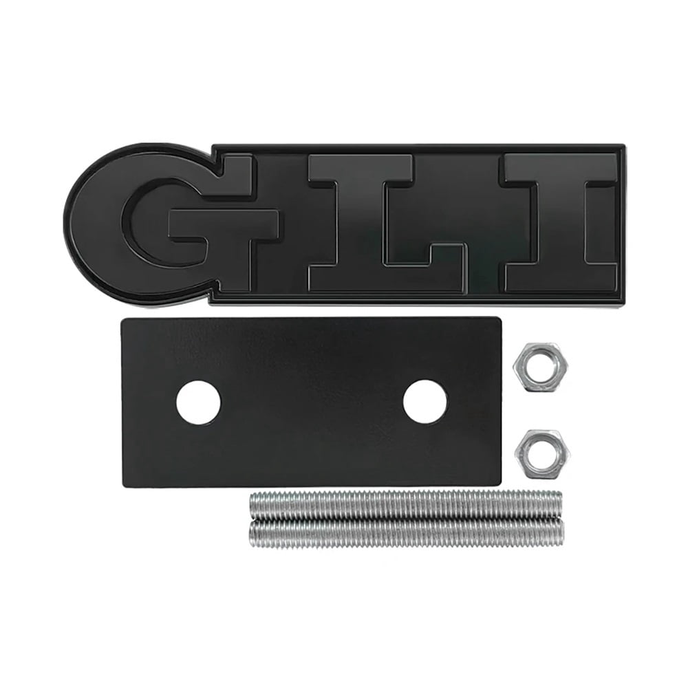 3d Metal Logo GLI Emblem Letters Car Front Grill Badge For MK4 MK5 MK6 ...