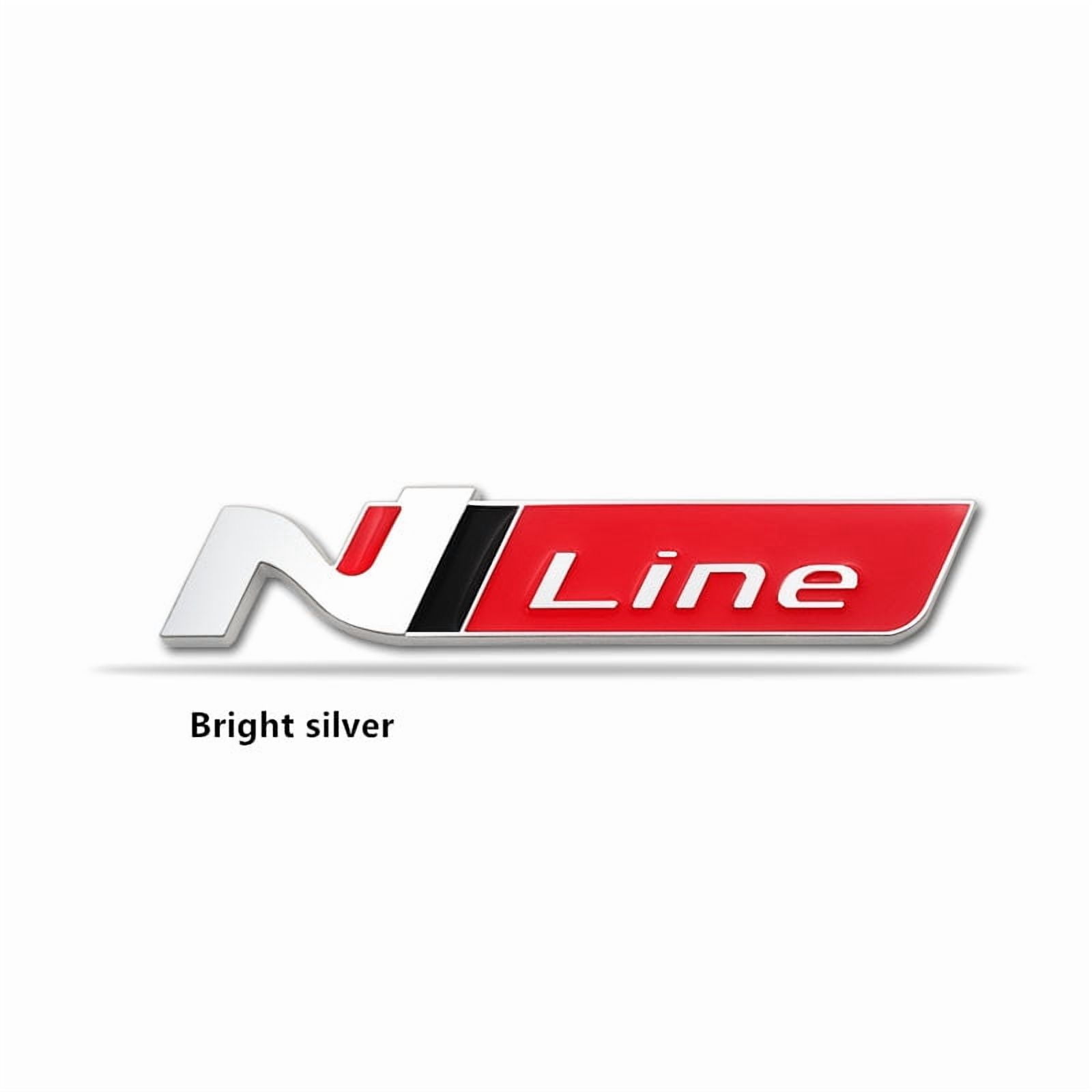 3d Metal Logo N Line Emblem Car Front Grill Badge Rear Trunk Sticker ...