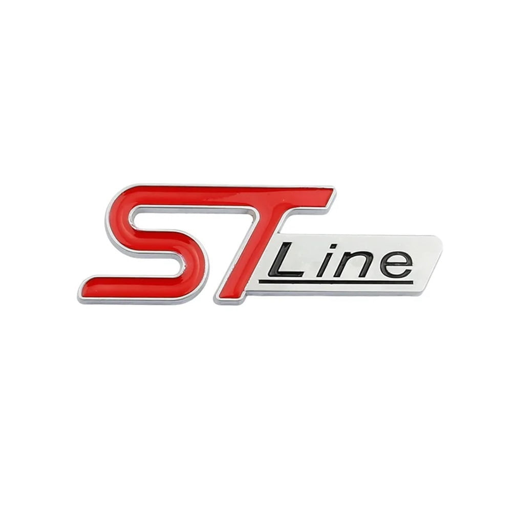 3d Metal Logo ST Line Emblem Car Front Grill Badge Trunk Decal For Puma ...