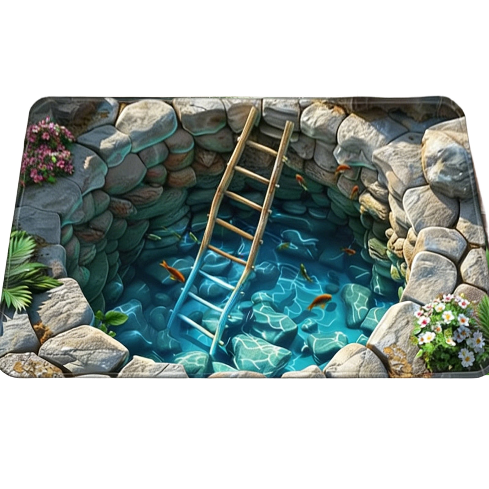3d Optical Illusion Rugs, Realistic Rugin the Floor, Non Slip ...