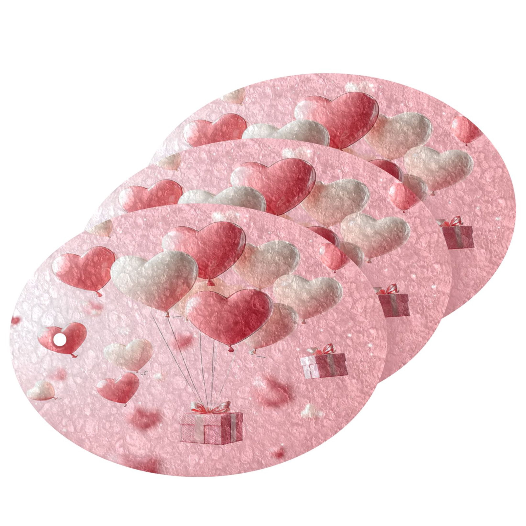 3d Pink Heart Balloons 3 Pack Dish Sponges Bulk Natural Sponges ...
