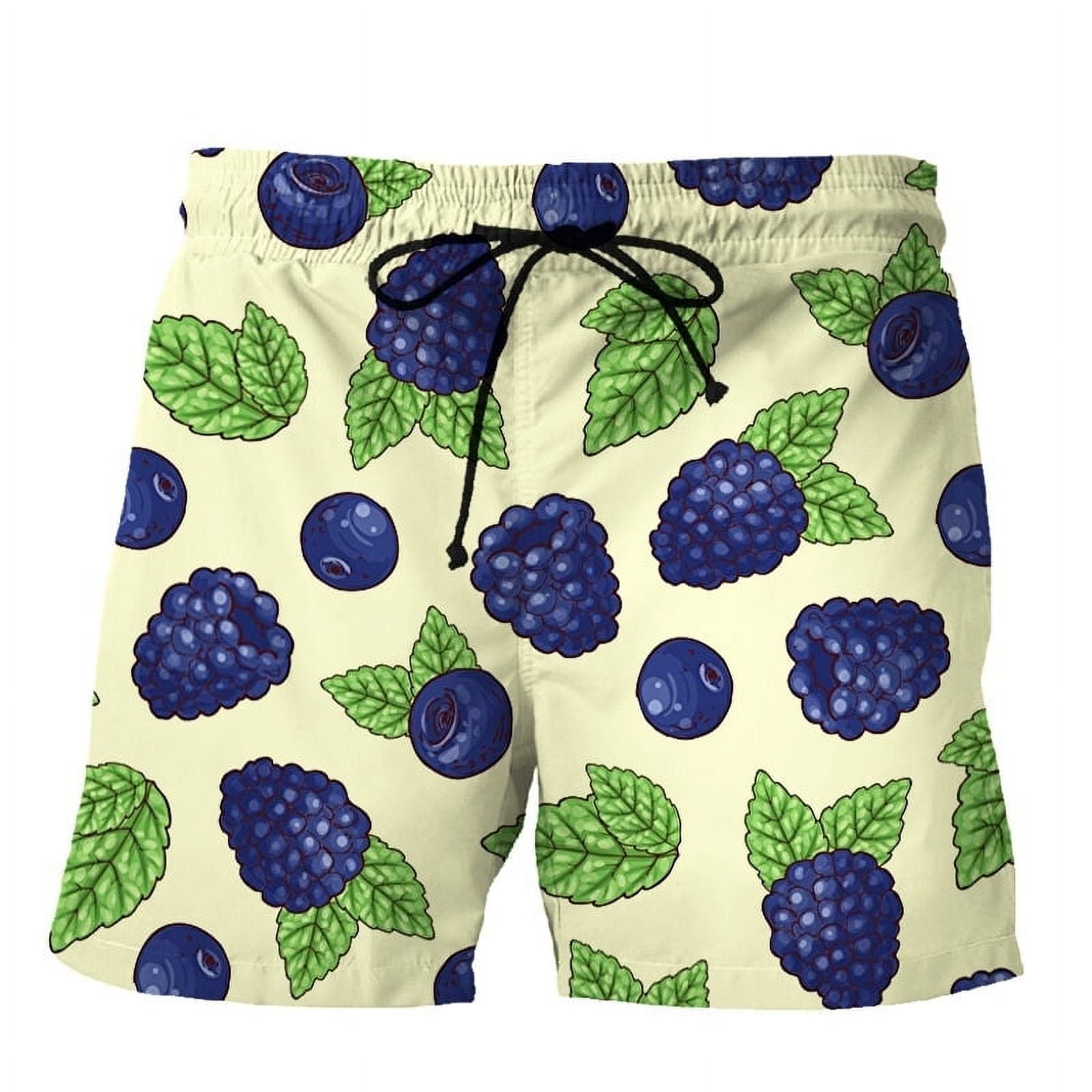 3d Print Banana Lemon Fruit Short Pants Men Watermelon Pineapple ...