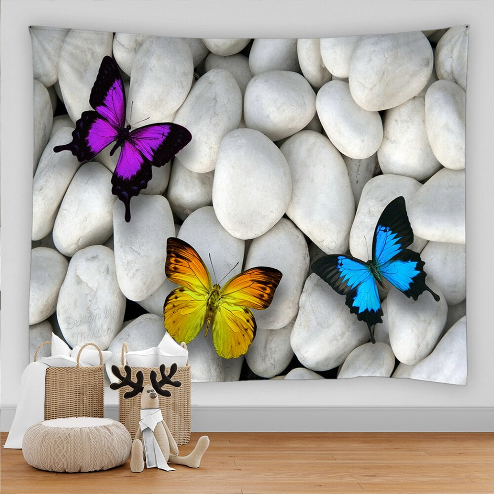 3d Print Beautiful Butterfly Tapestry Wall Hanging Art Home Room Decor ...