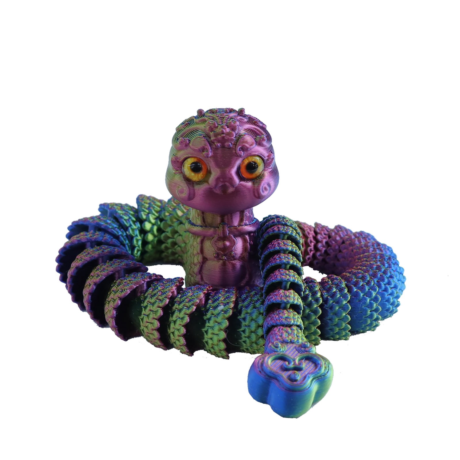 3d Printed Articulated Snake Decoration,Unique Snake Figurine,Perfect ...