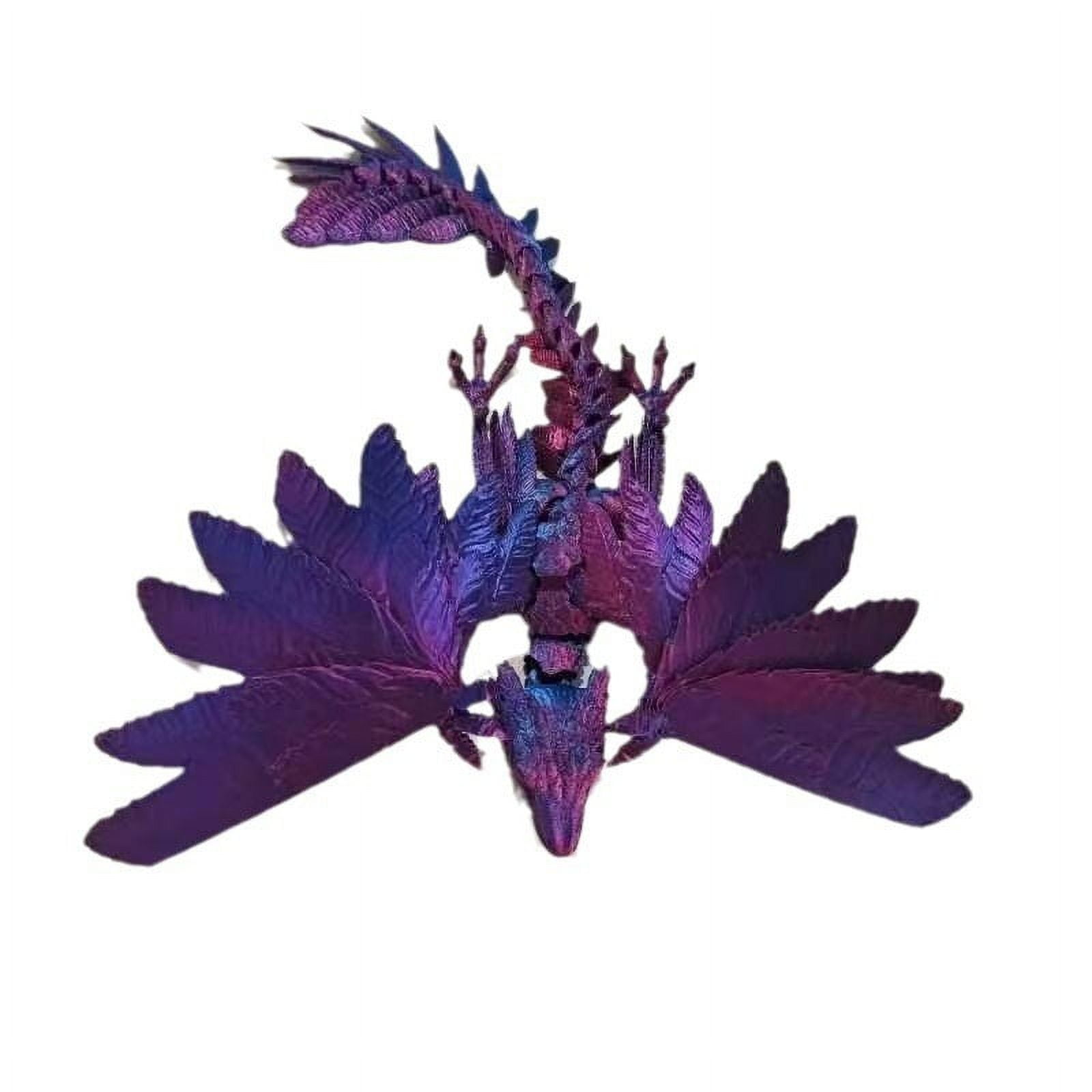 3d Printed Dragon, 3d Printed Dragon With Wings, Small Flying Dragon ...