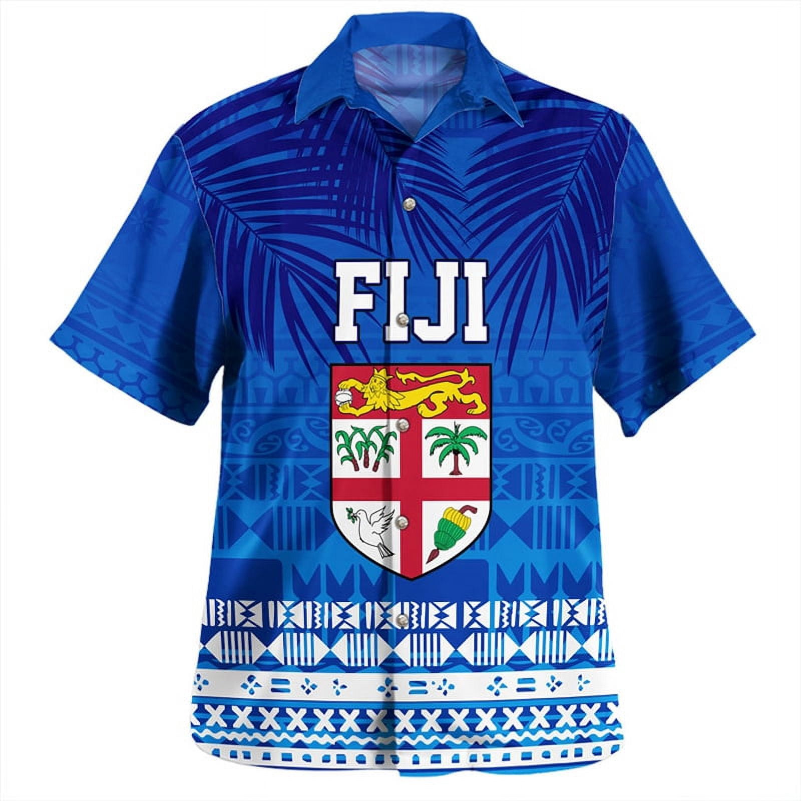 3d Printed Fiji Hawaiian Shirt For Men Women Aloha Short Sleeves ...