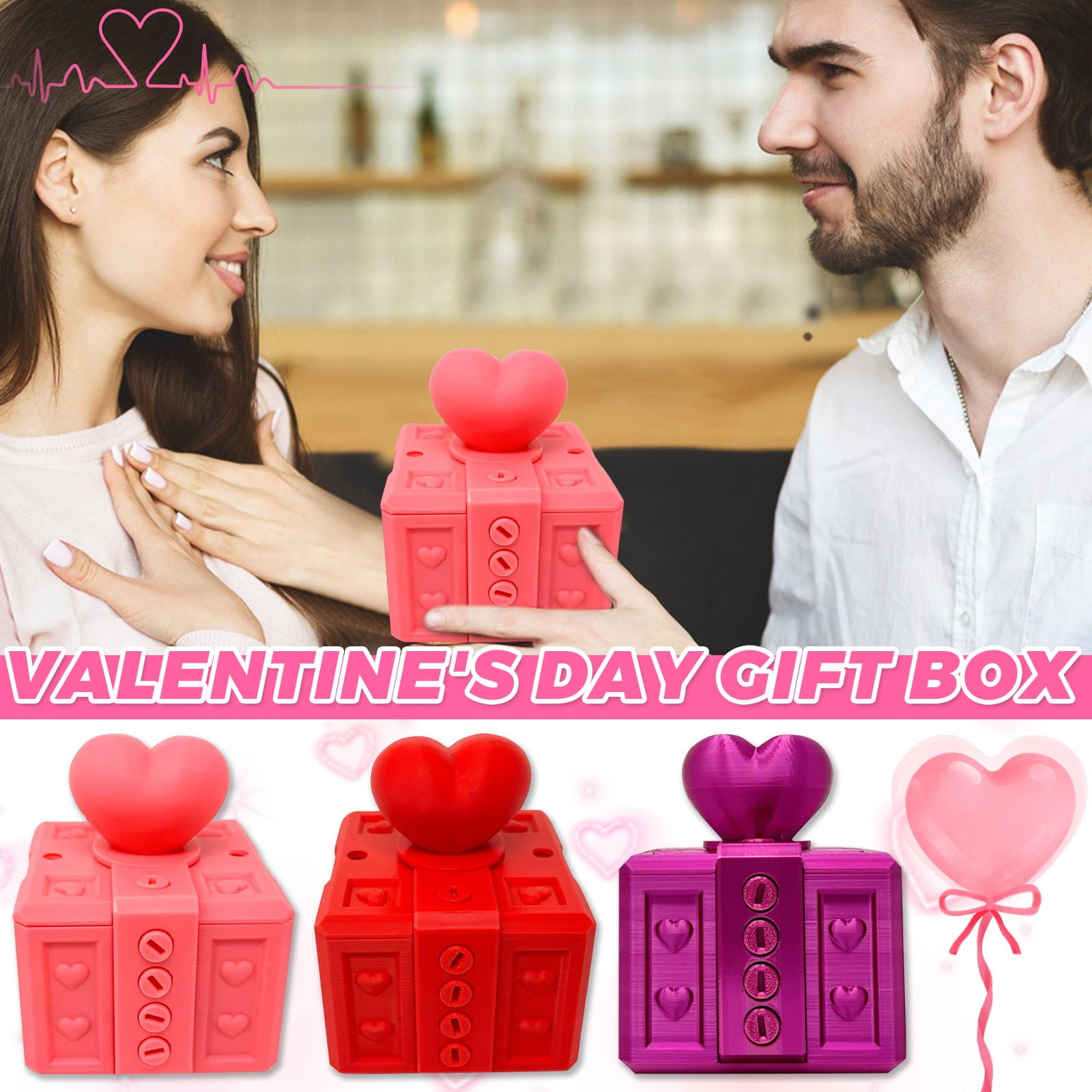 3d Printed Gift Box For Valentine's Day,Annoying Heart Box: A Gift That ...