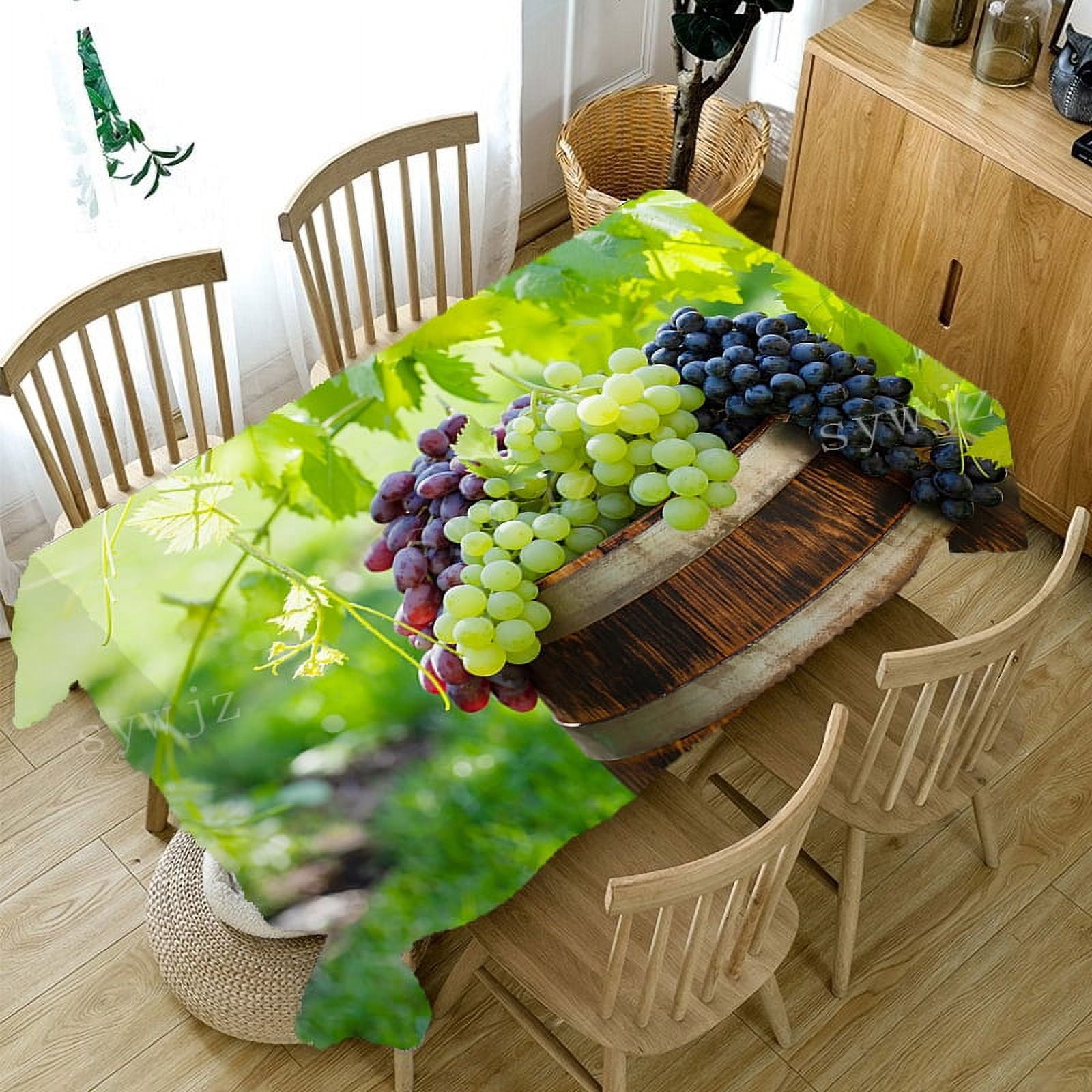 3d Purple Rose Tablecloth Dustproof Rectangular Dining Table Coffee ...