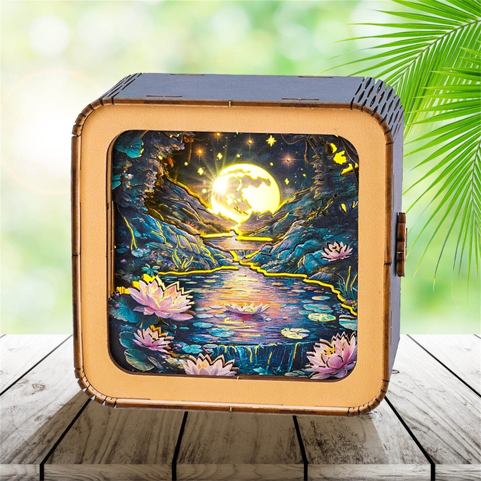 3d Puzzle Nightlight-Diy Led Light Diy Wooden Puzzles Offer a Fun and ...