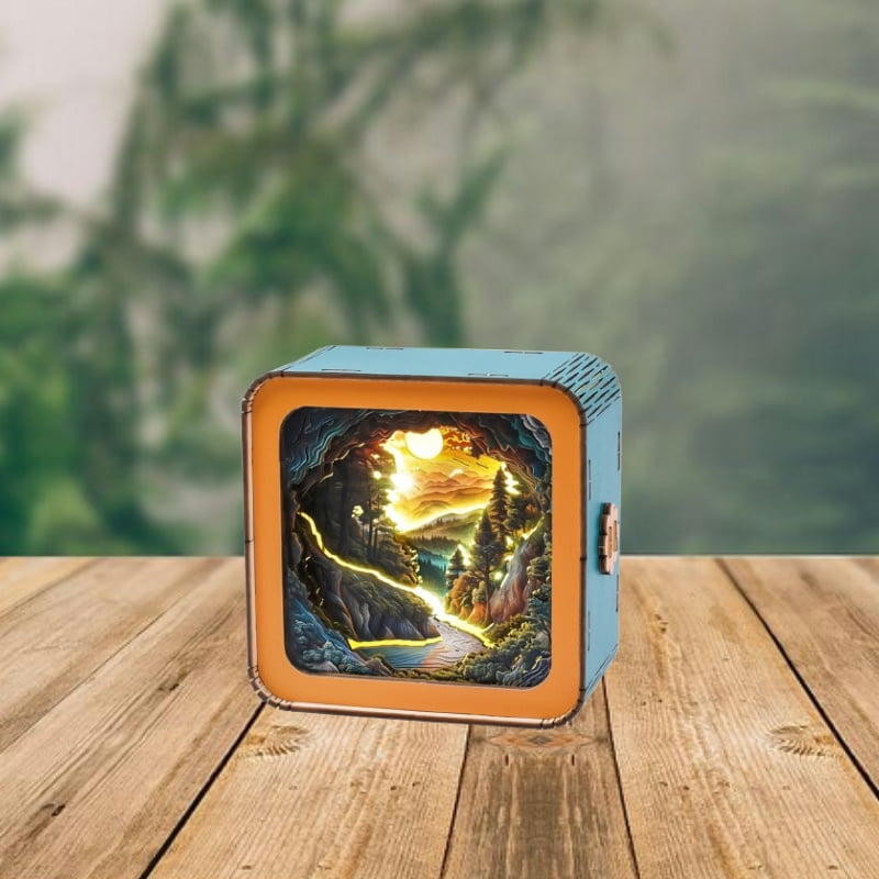 3d Puzzle Nightlight-Diy Led Light 3d Wooden Puzzles for Adults To ...