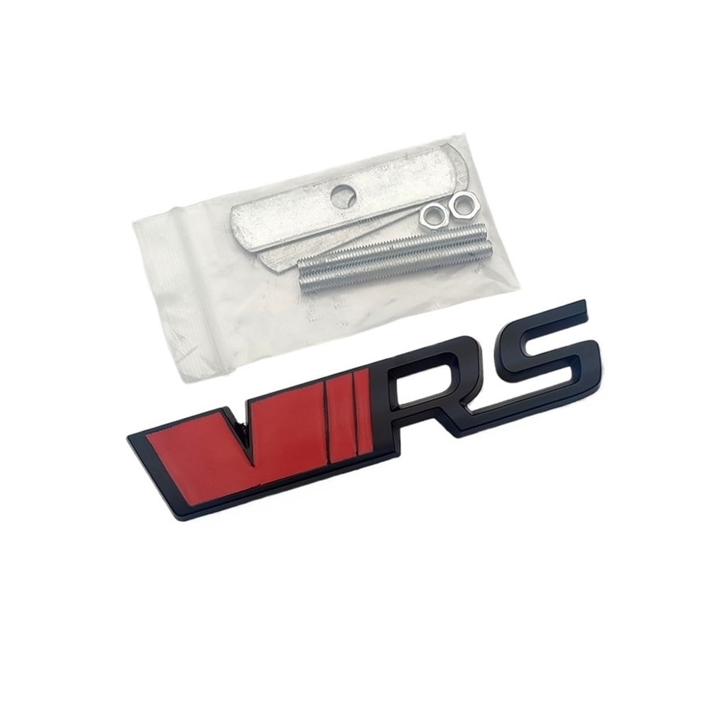 3d RS Logo VRS Emblem Nameplate Car Front Grille Trunk Badge RS VRS ...
