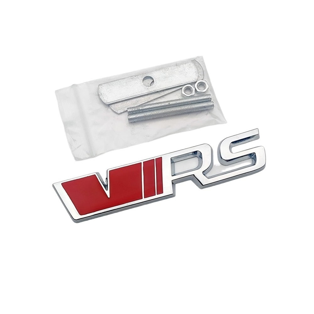 3d RS Logo VRS Emblem Nameplate Car Front Grille Trunk Badge RS VRS ...