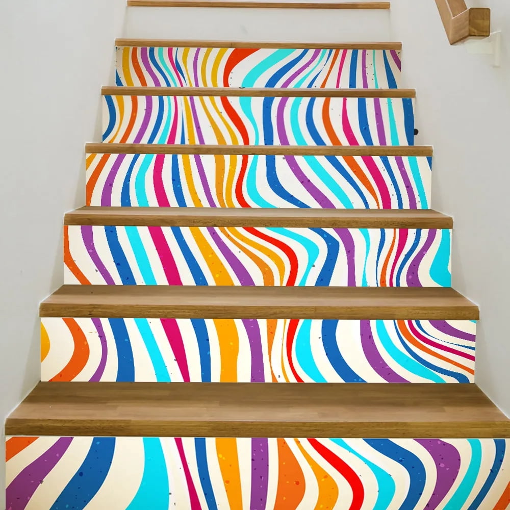 3d Stair Stickers Pvc Waterproof Stair Floor Mural rative Step Non-slip ...