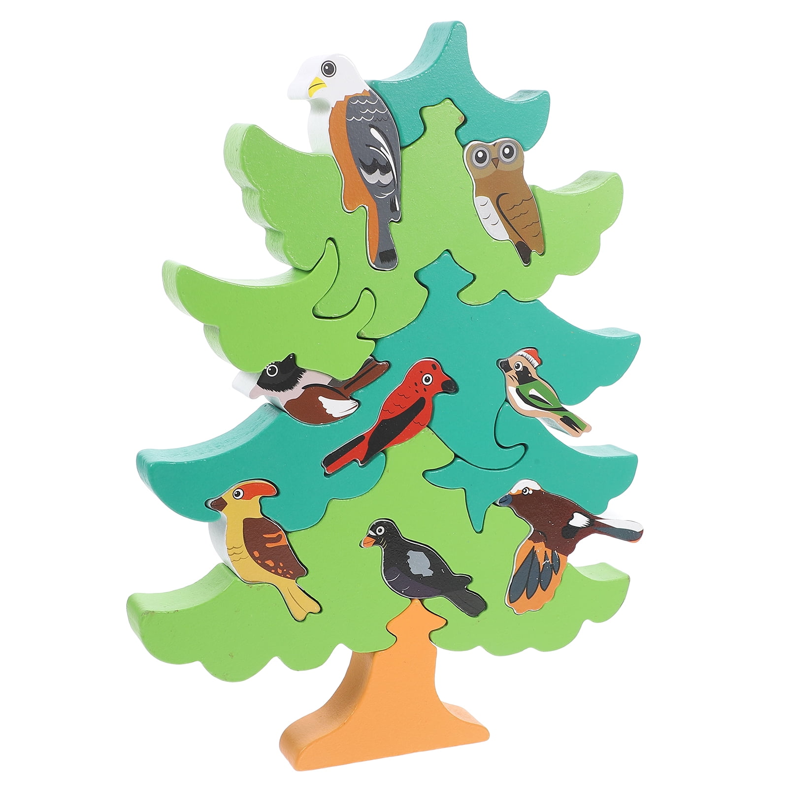 3d Stereo Puzzle Child-friendly Toy Bird Tree Jigsaw Toys - Walmart.com
