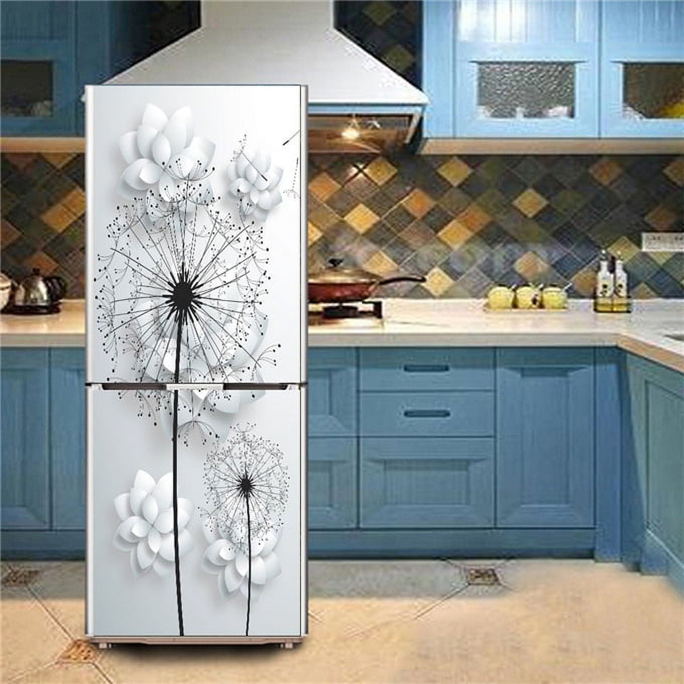 3d Sticker Refrigerator Waterproof Kitchen Wallpaper Furniture ration ...