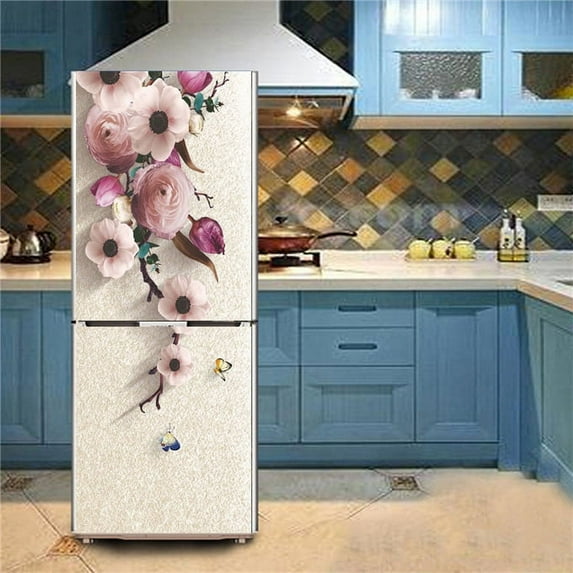 3d Sticker Refrigerator Waterproof Kitchen Wallpaper Furniture ration ...