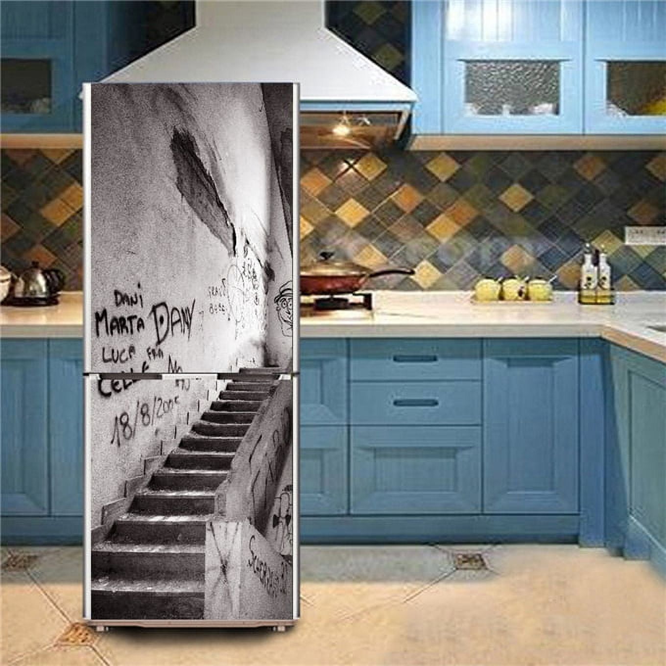 3d Sticker Refrigerator Waterproof Kitchen Wallpaper Furniture ration ...