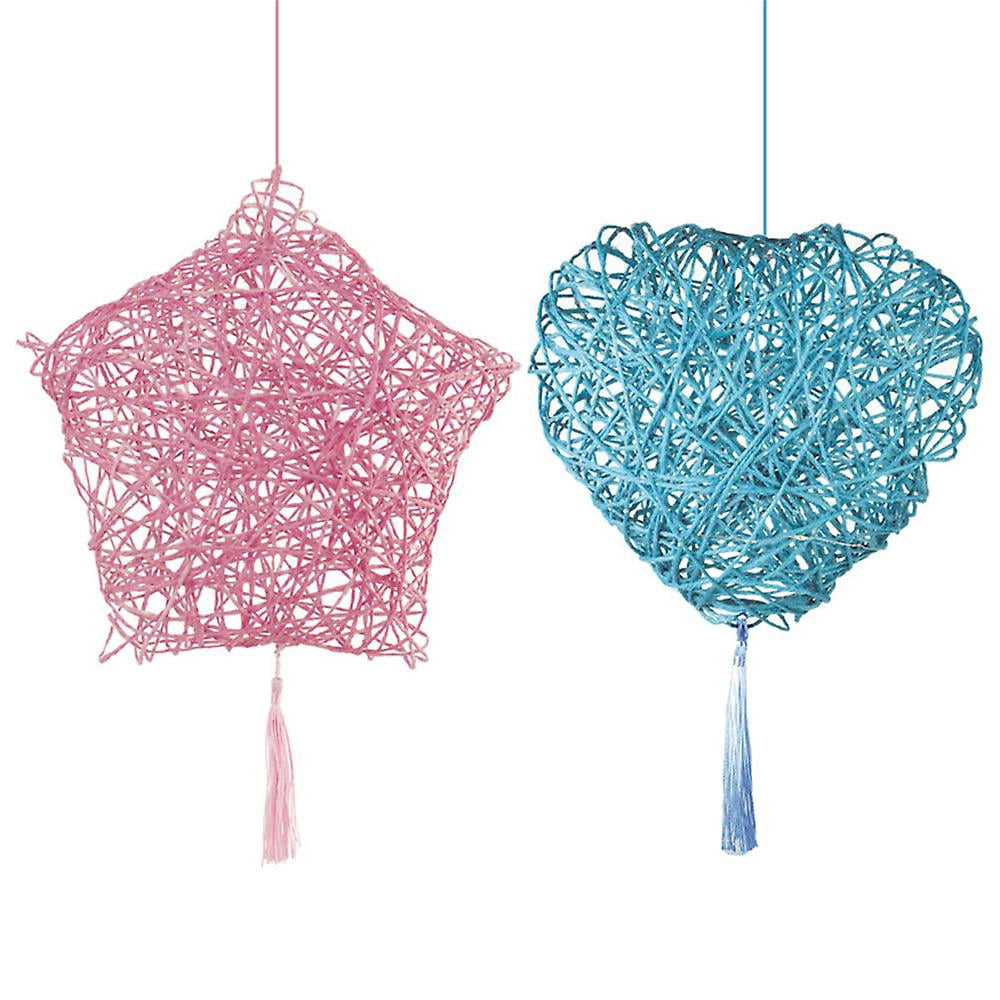 3d String Art Kit For Kids Diy Arts And Crafts Heart Star Lantern Toys ...