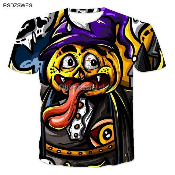 3d Three-dimensional Printing New Fashion Men's Summer T-shirt Casual ...