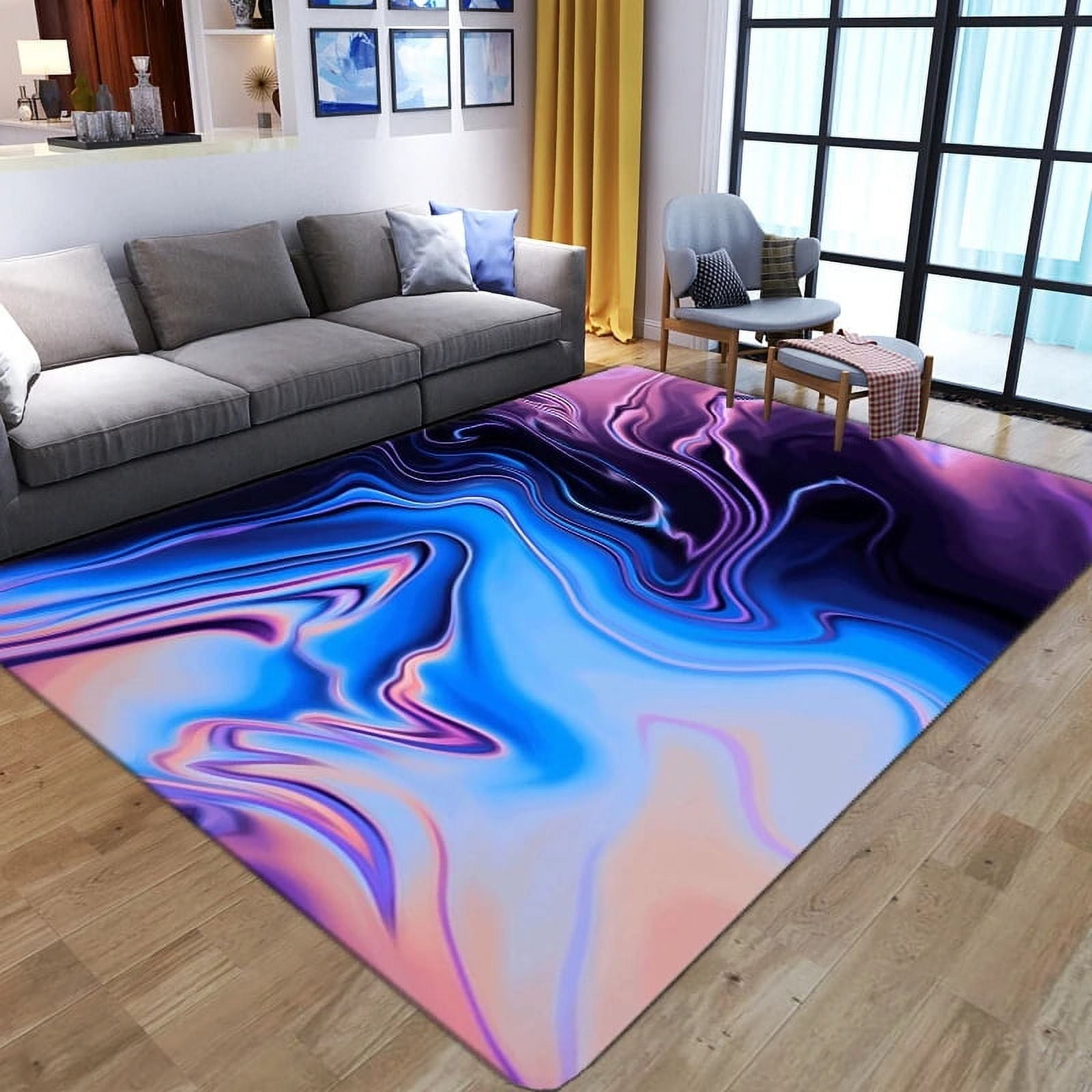 3d Visual Grid Carpet E-sports Room r Cyberpunk Rug Large Area Bedroom ...