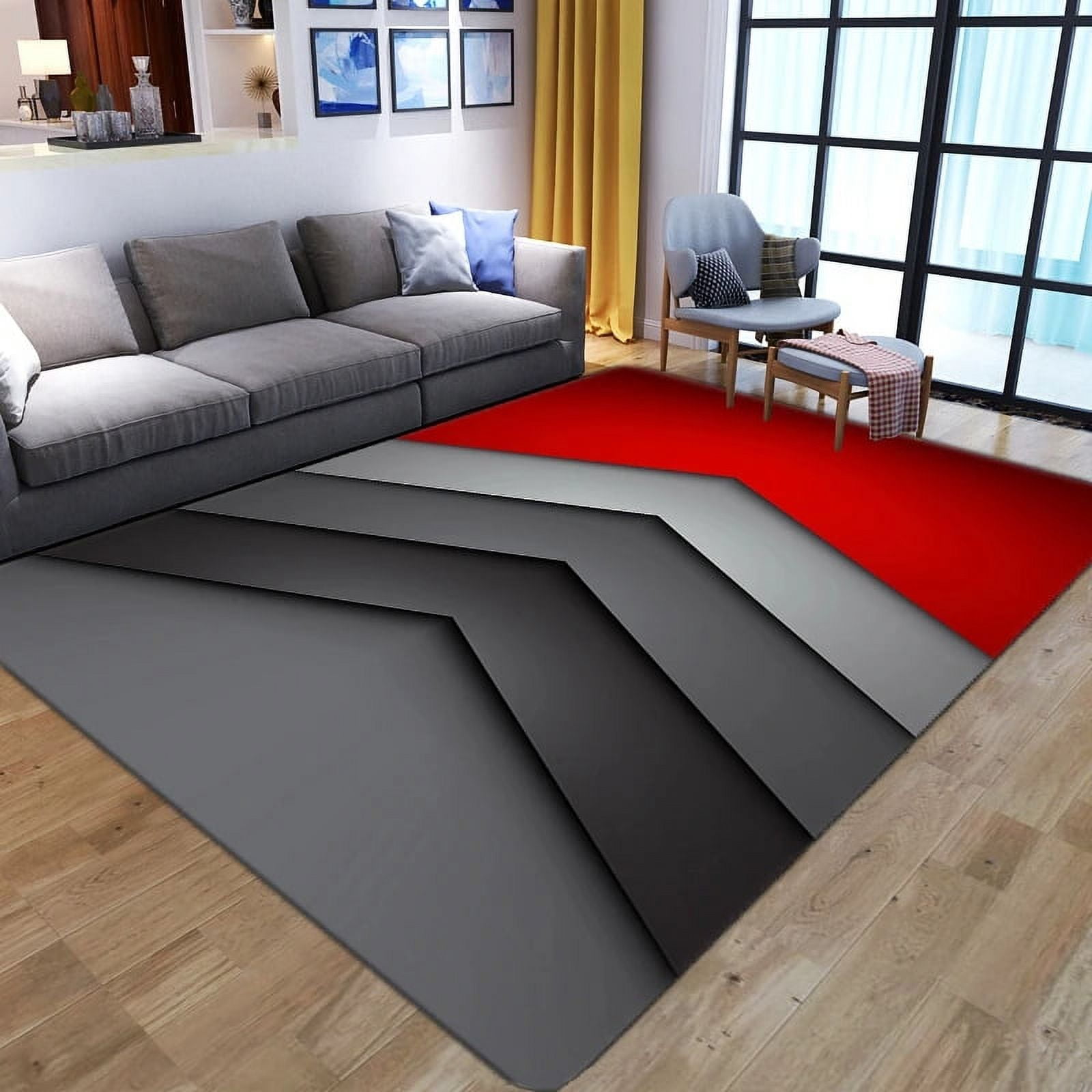 3d Visual Grid Carpet E-sports Room r Cyberpunk Rug Large Area Bedroom ...