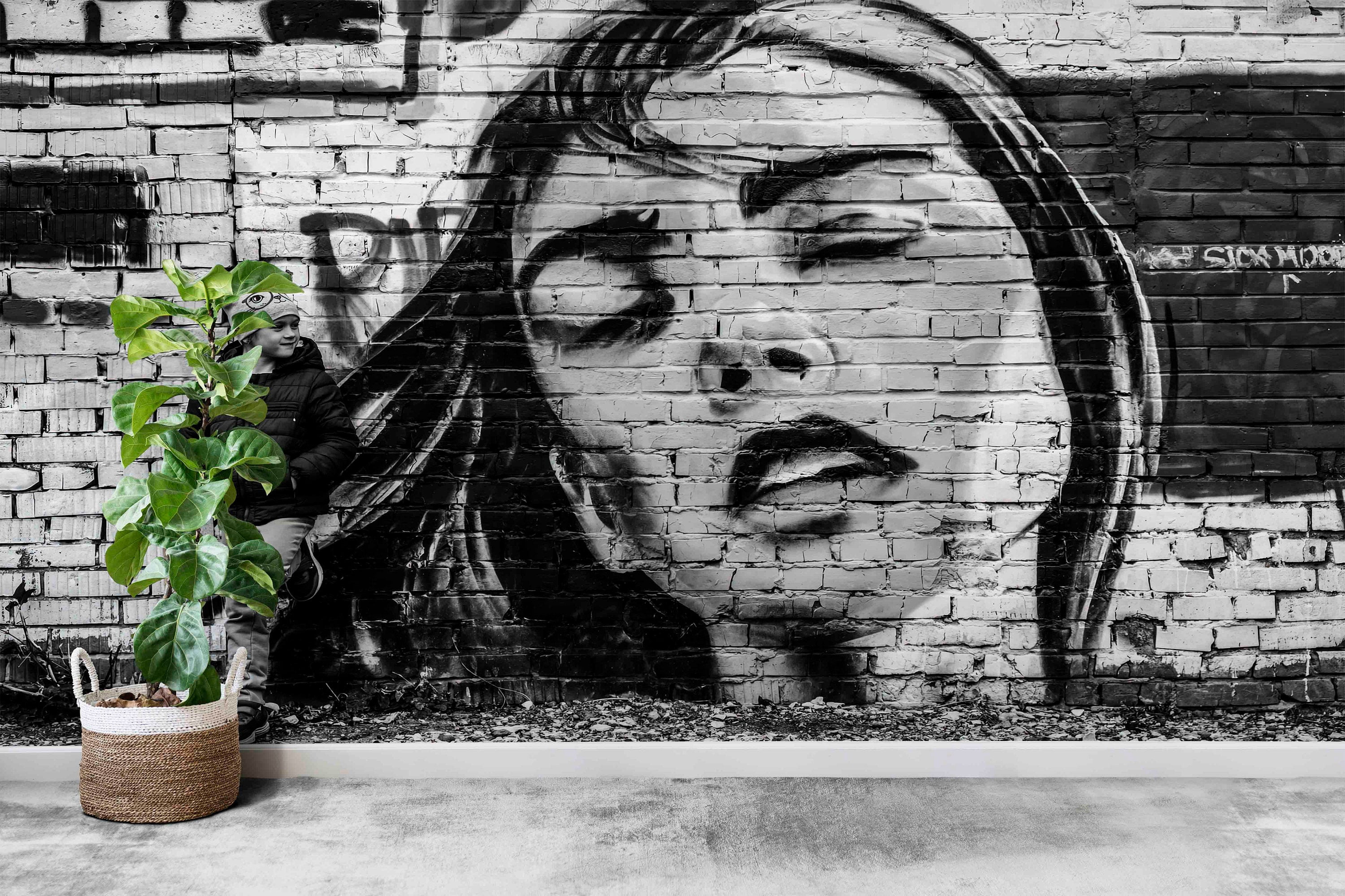 3d Wallpaper, Graffiti Wall Mural, Woan Street Wallpaper, Custom ...