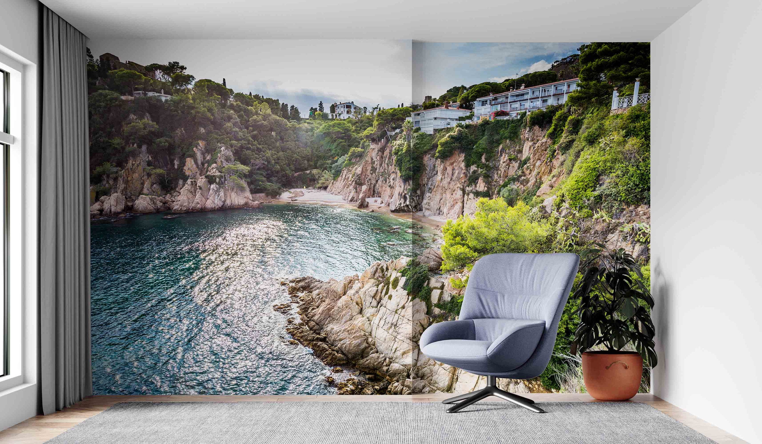 3d Wallpaper, Paper Wall Art Nature Wall Print, Bright Wallpaper, Costa ...