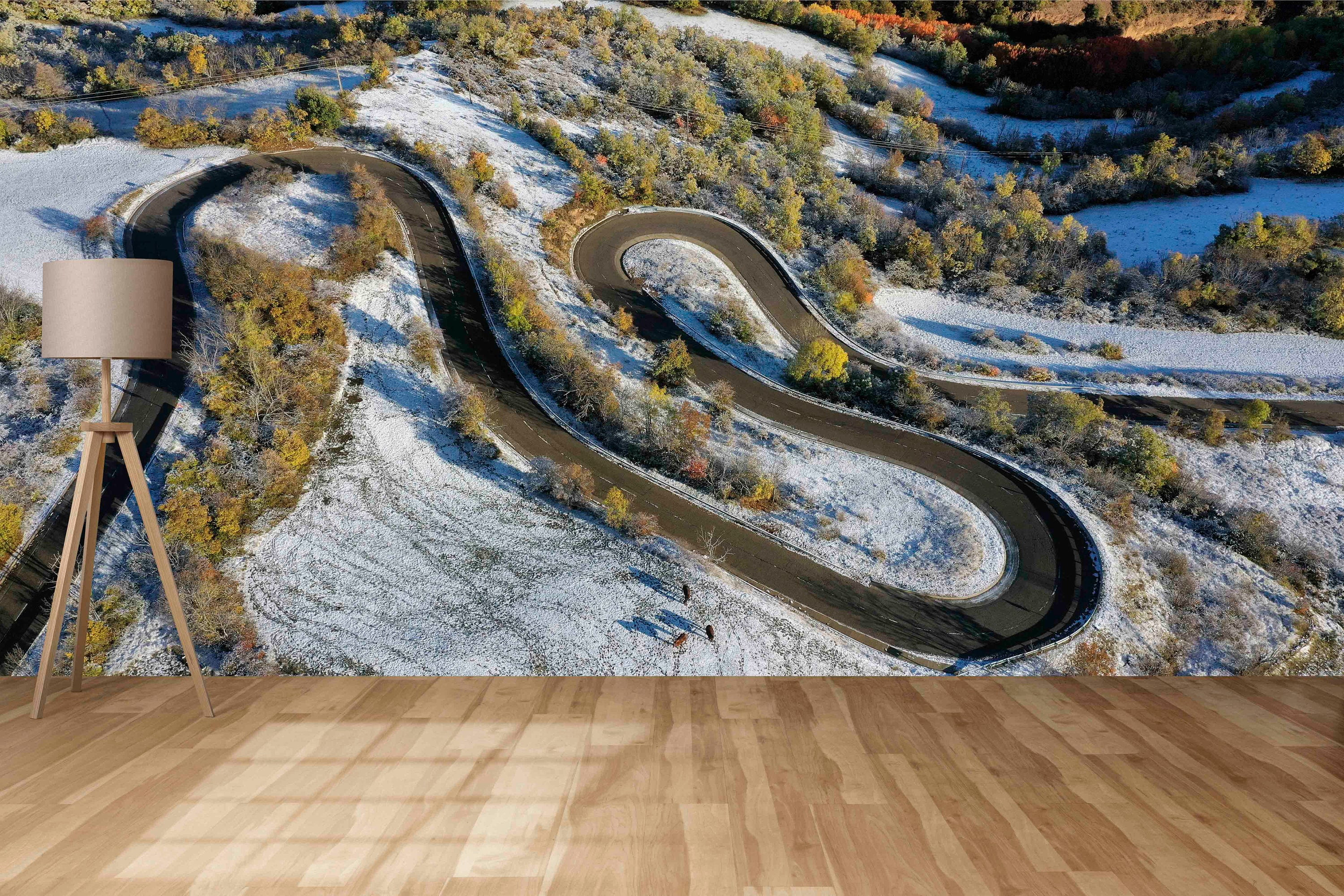 3d Wallpaper, View Wall Decor, Tree Landscape Wall Art, Custom ...