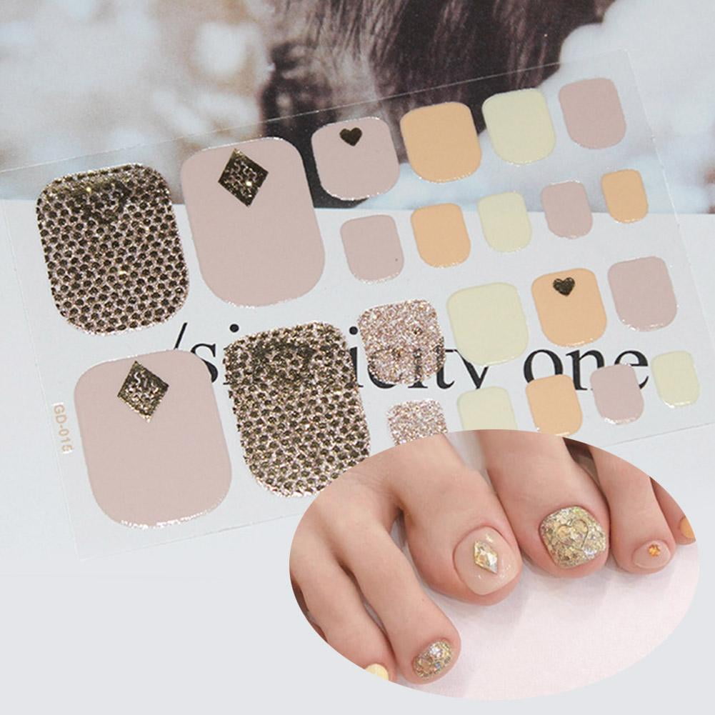 3d Waterproof Toenail Foot Stickers Nail Stickers R9Z2 - Walmart.com