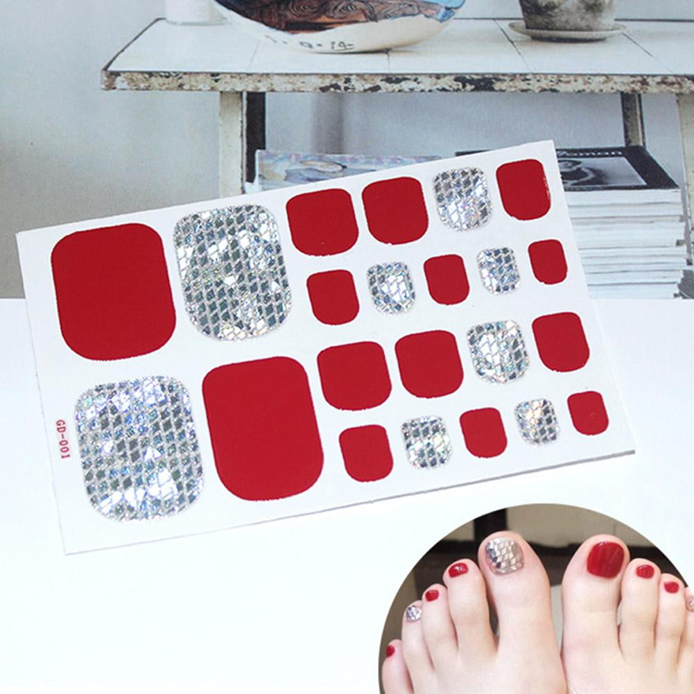 3d Waterproof Toenail Foot Stickers Nail Stickers Z6K0 - Walmart.com