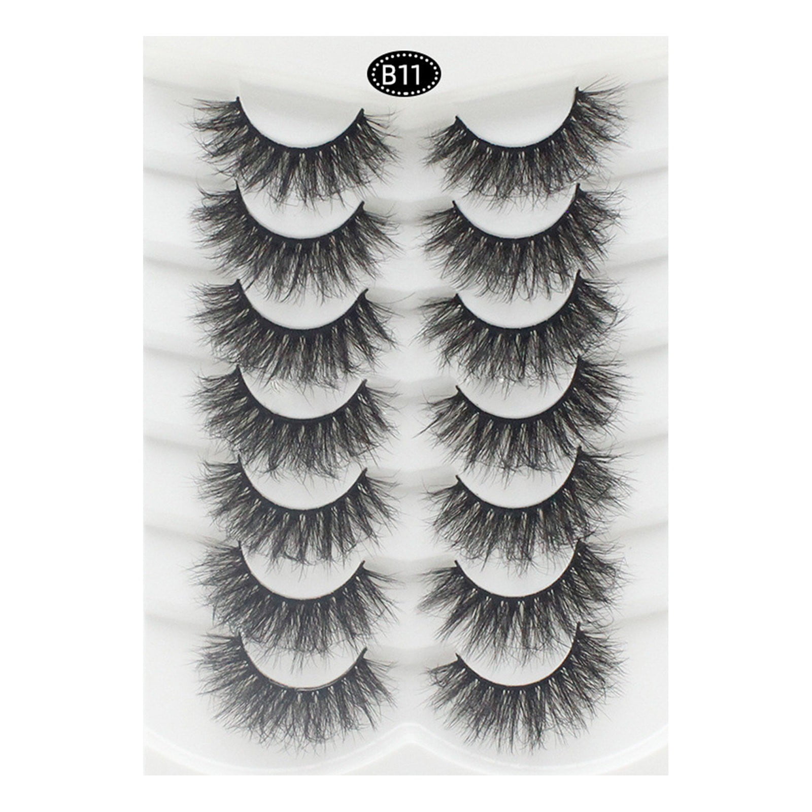 3d Wispy Lashes Natural Looking Lashes Strips 16mm Cat Eye Lashes ...