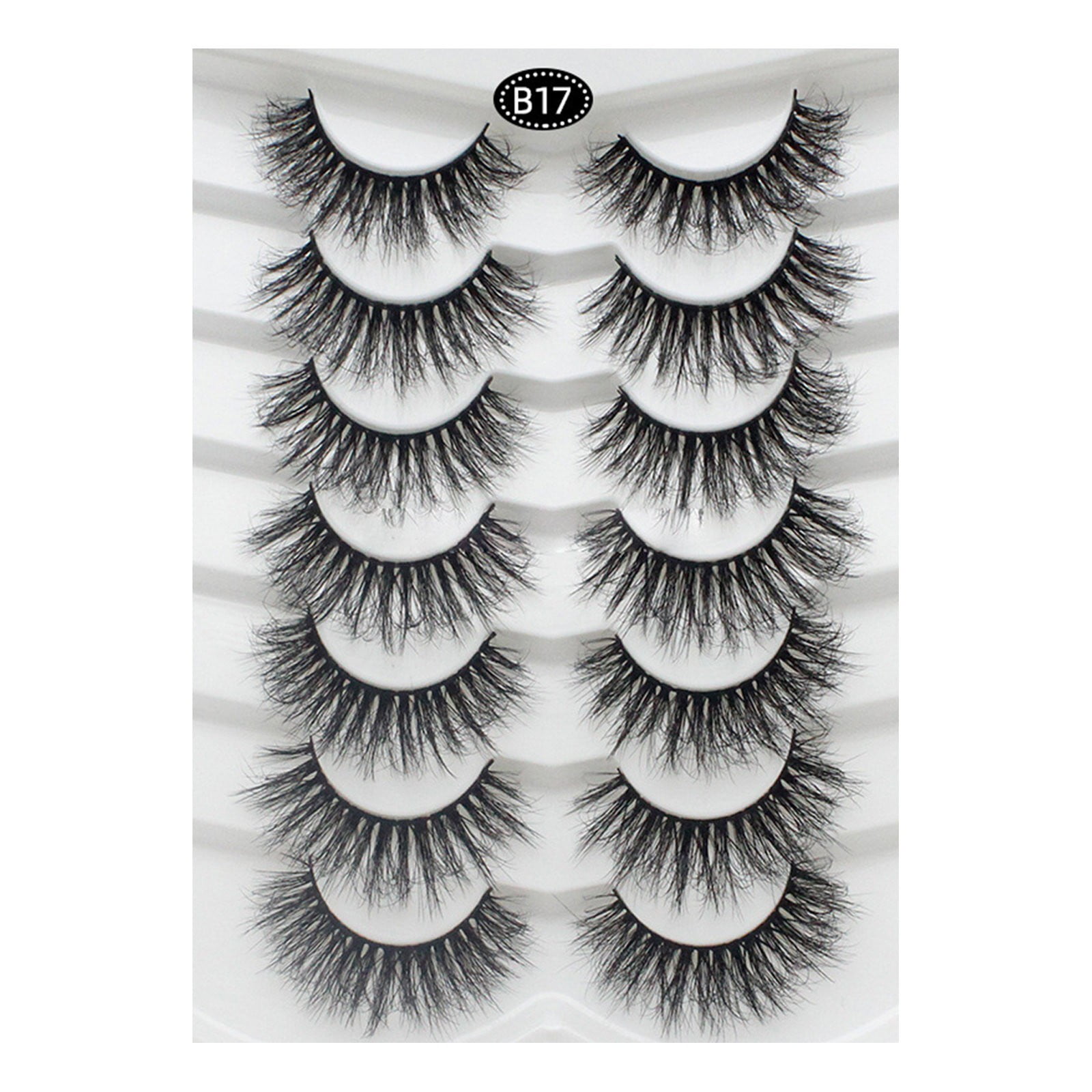 3d Wispy Lashes Natural Looking Lashes Strips 16mm Cat Eye Lashes ...