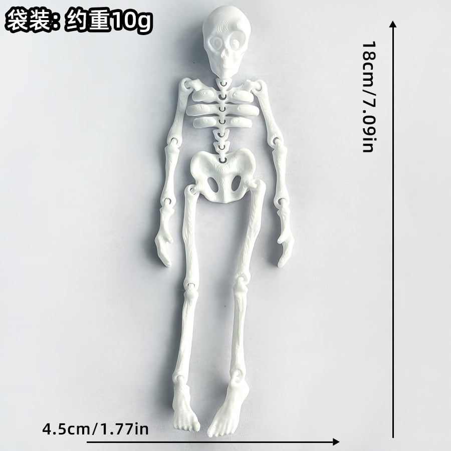 3d printed skeleton human joint movable Halloween toy creative fridge ...