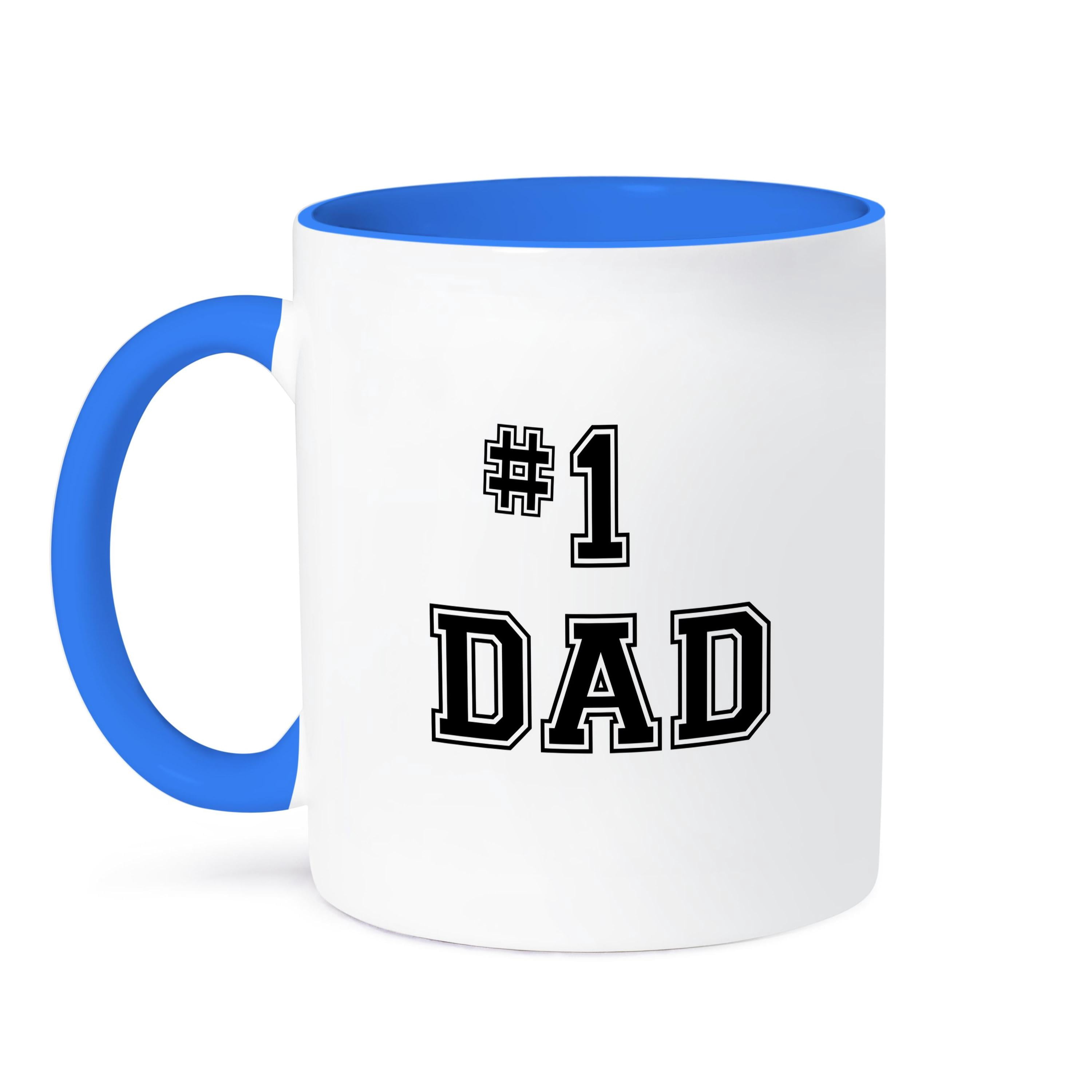 3dRose, #1 Dad - Number One Greatest Dad - black text - Good for ...
