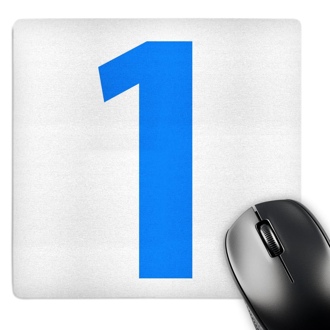 3dRose, 1, Happy 1st Birthday, Blue, MousePad - Walmart.com