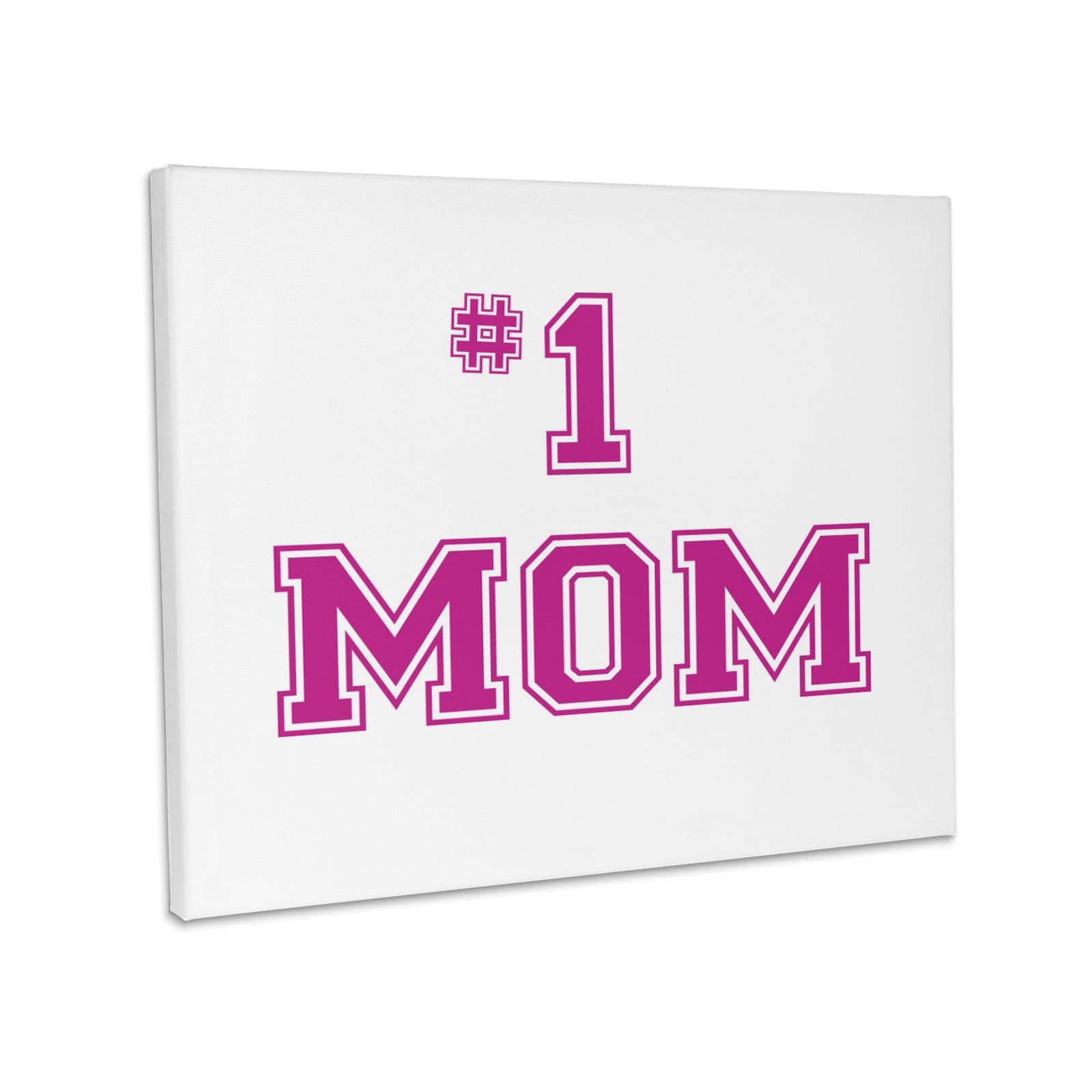 3dRose, #1 Mom - Number One Mom in hot pink large print text - for ...