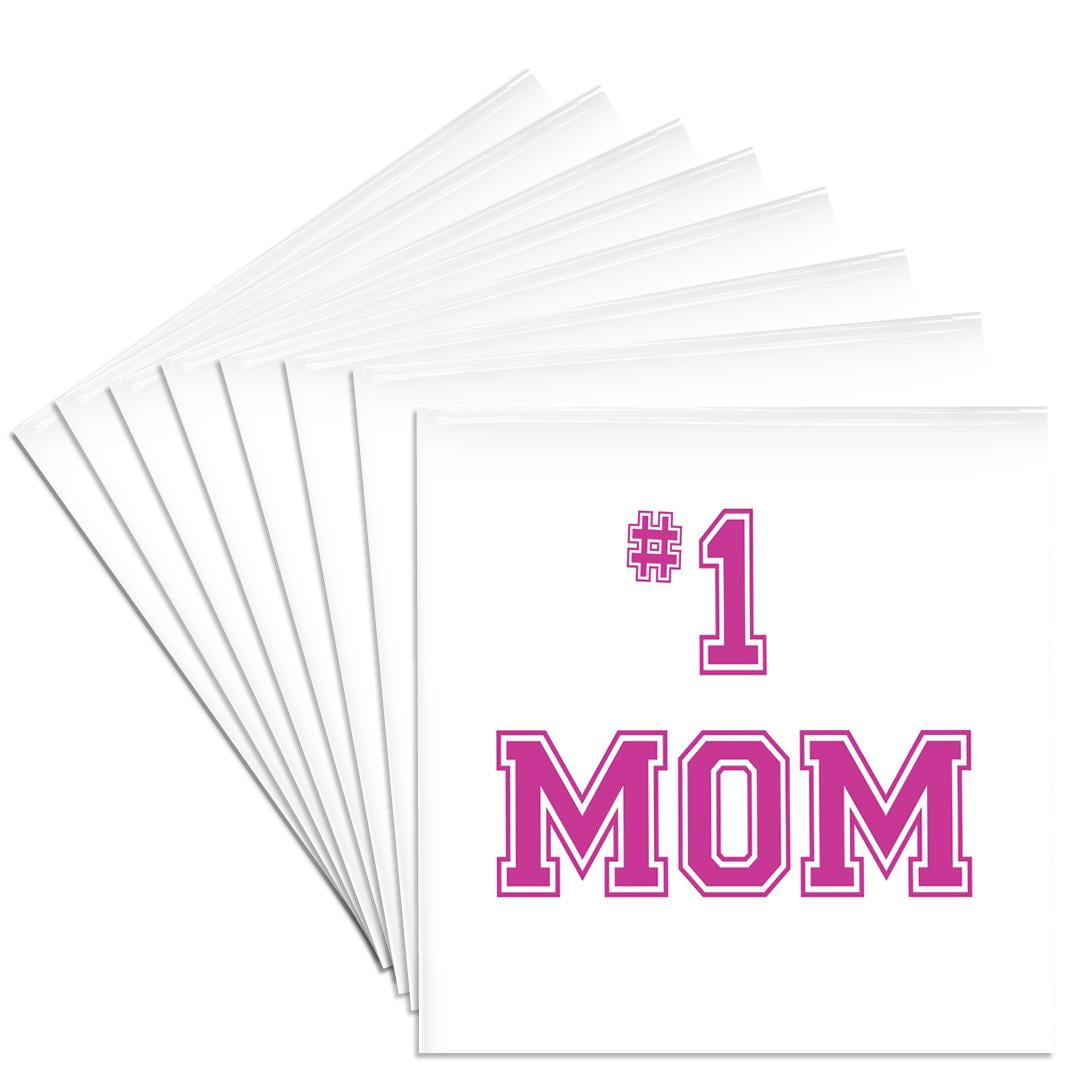 3dRose, #1 Mom - Number One Mom in hot pink large print text - for ...