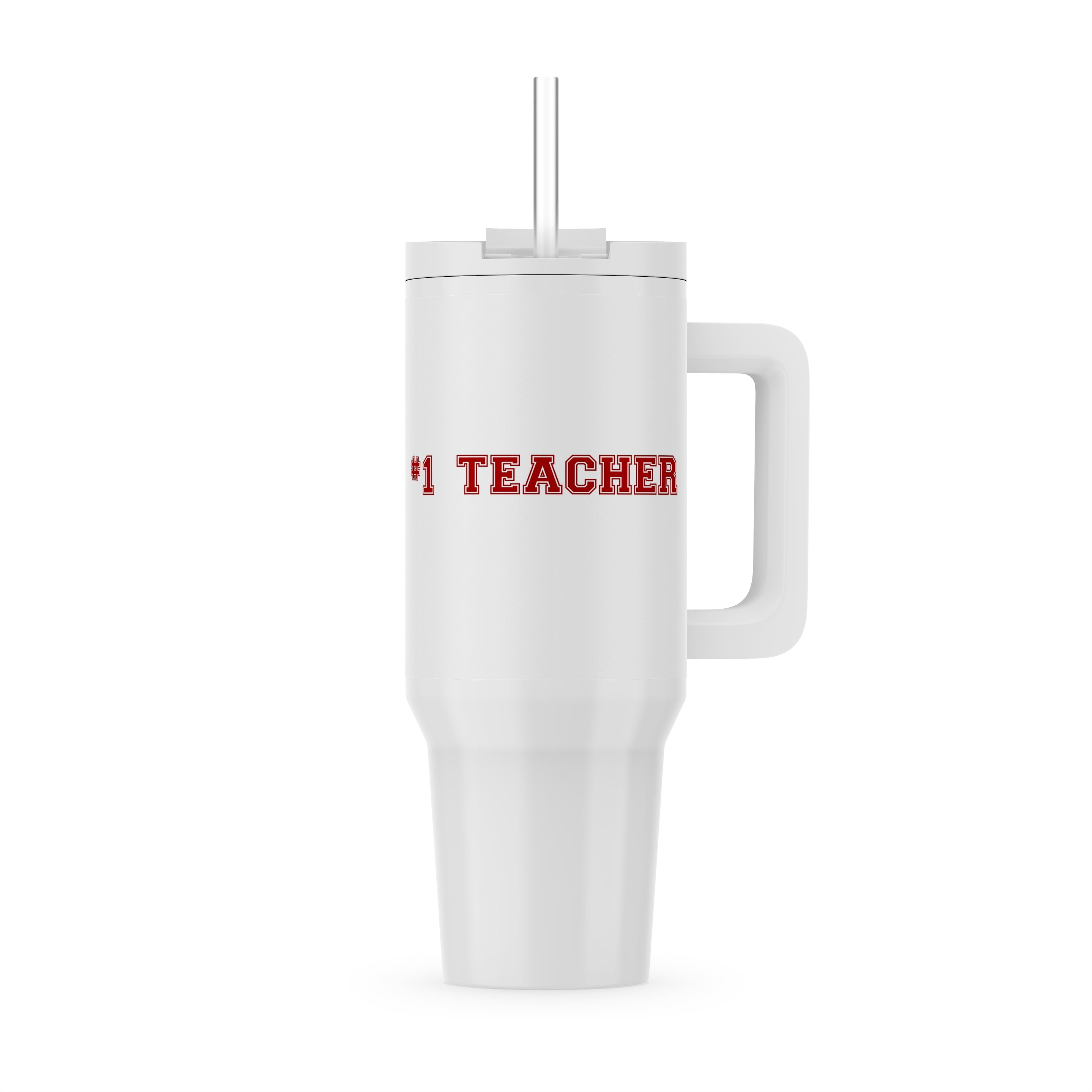 #1 Teacher - Red Text - Number One Teacher For Worlds Greatest And Best ...