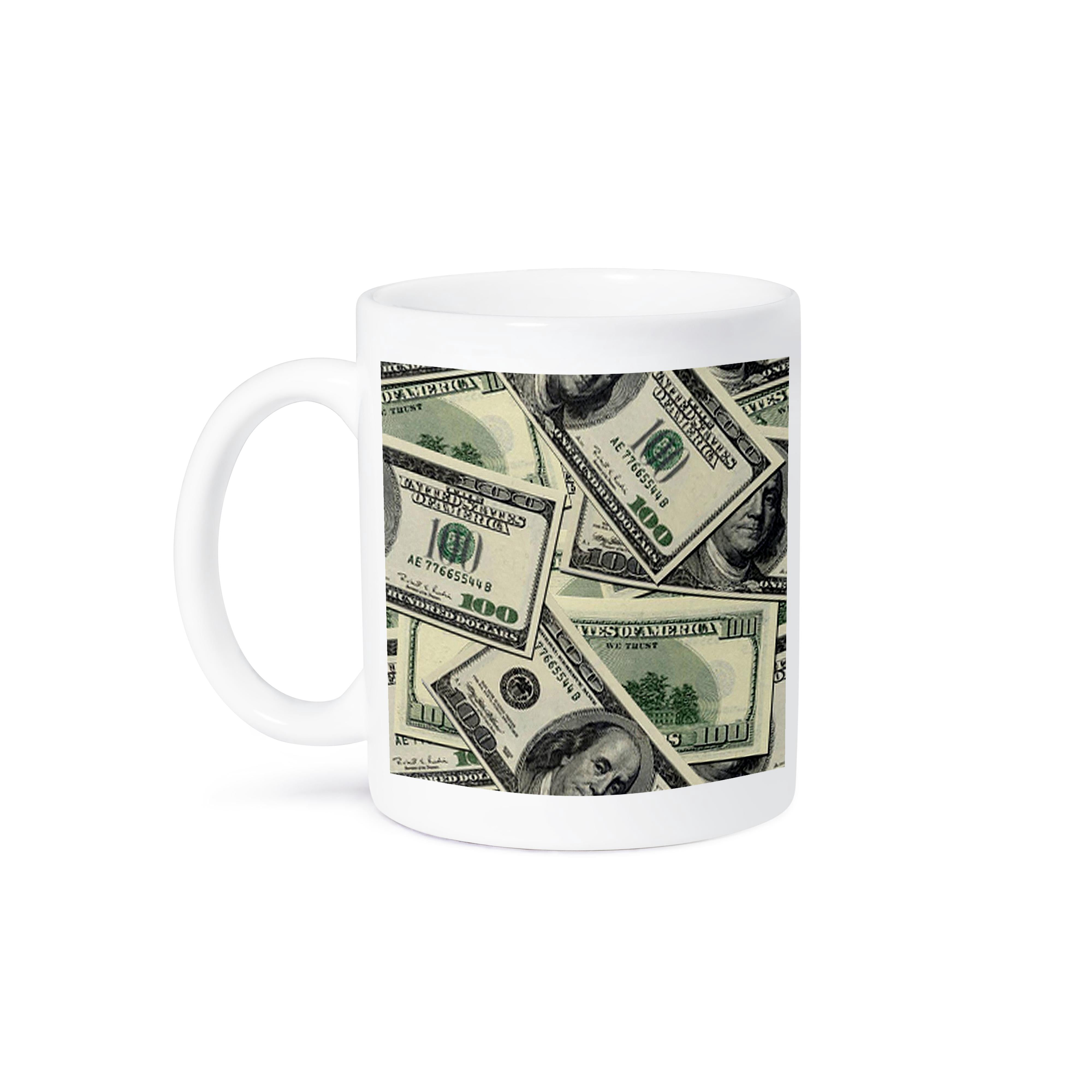 3dRose, 100 Dollar Bill Pattern, 11oz Mug - Walmart.com