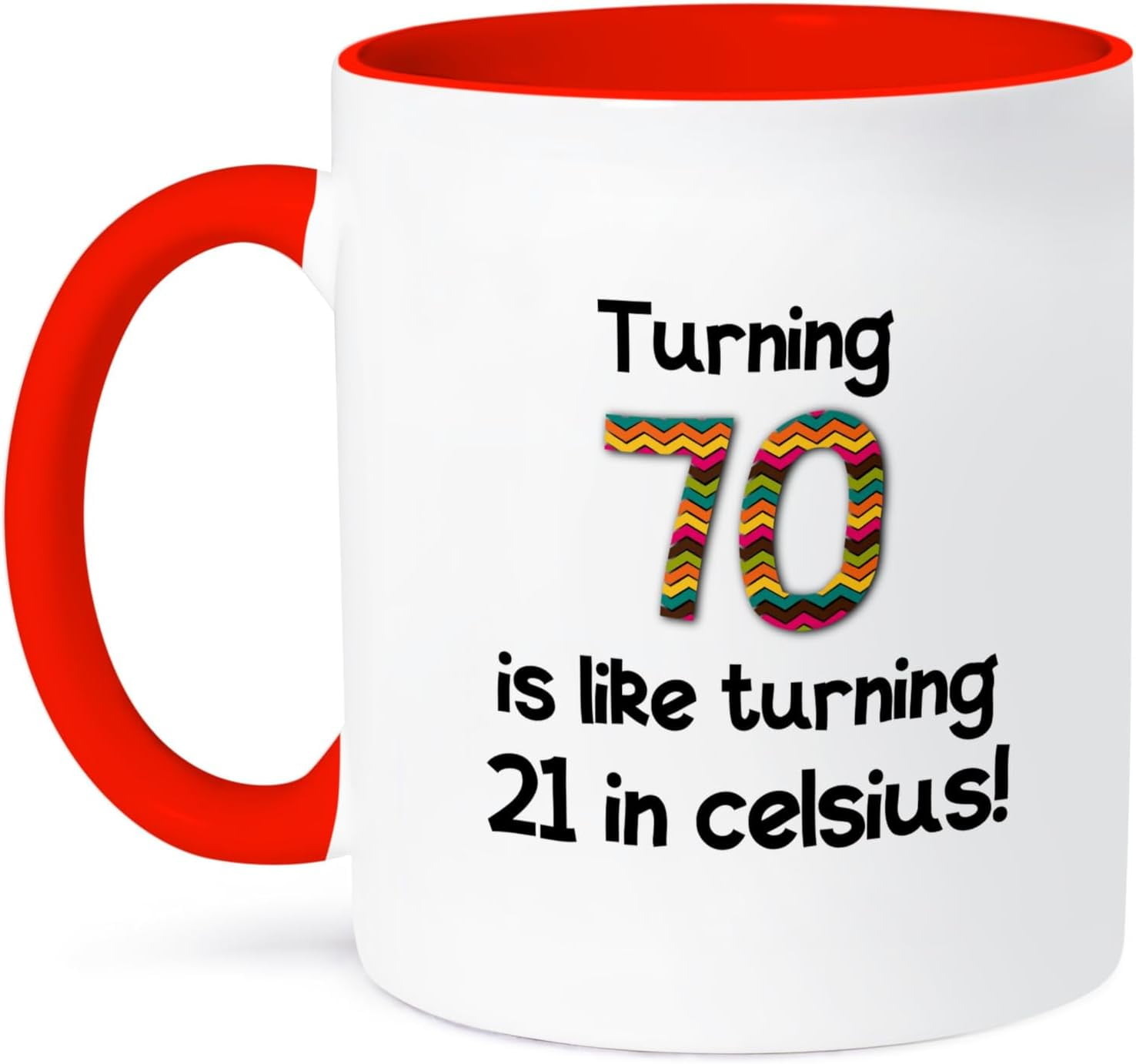 3dRose 70 is Like Turning 21 in Celsius-Humorous 70Th Birthday Gift Two ...