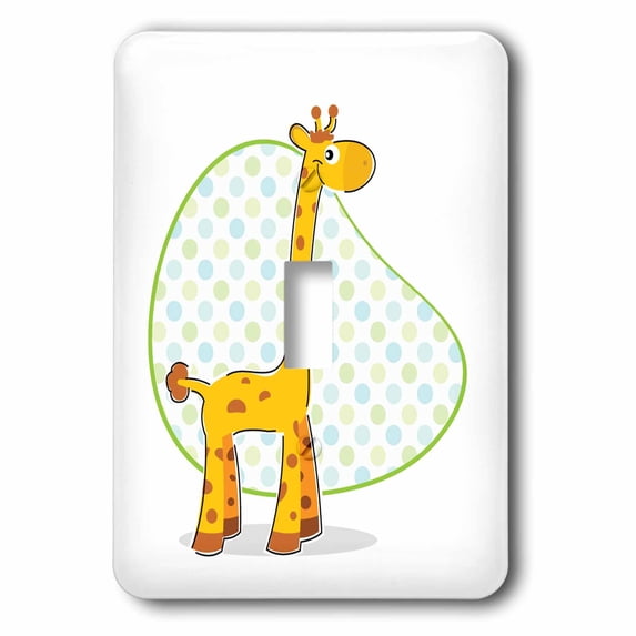 3dRose, A Cute Kids Giraffe Illustraion, single toggle switch - Walmart.com